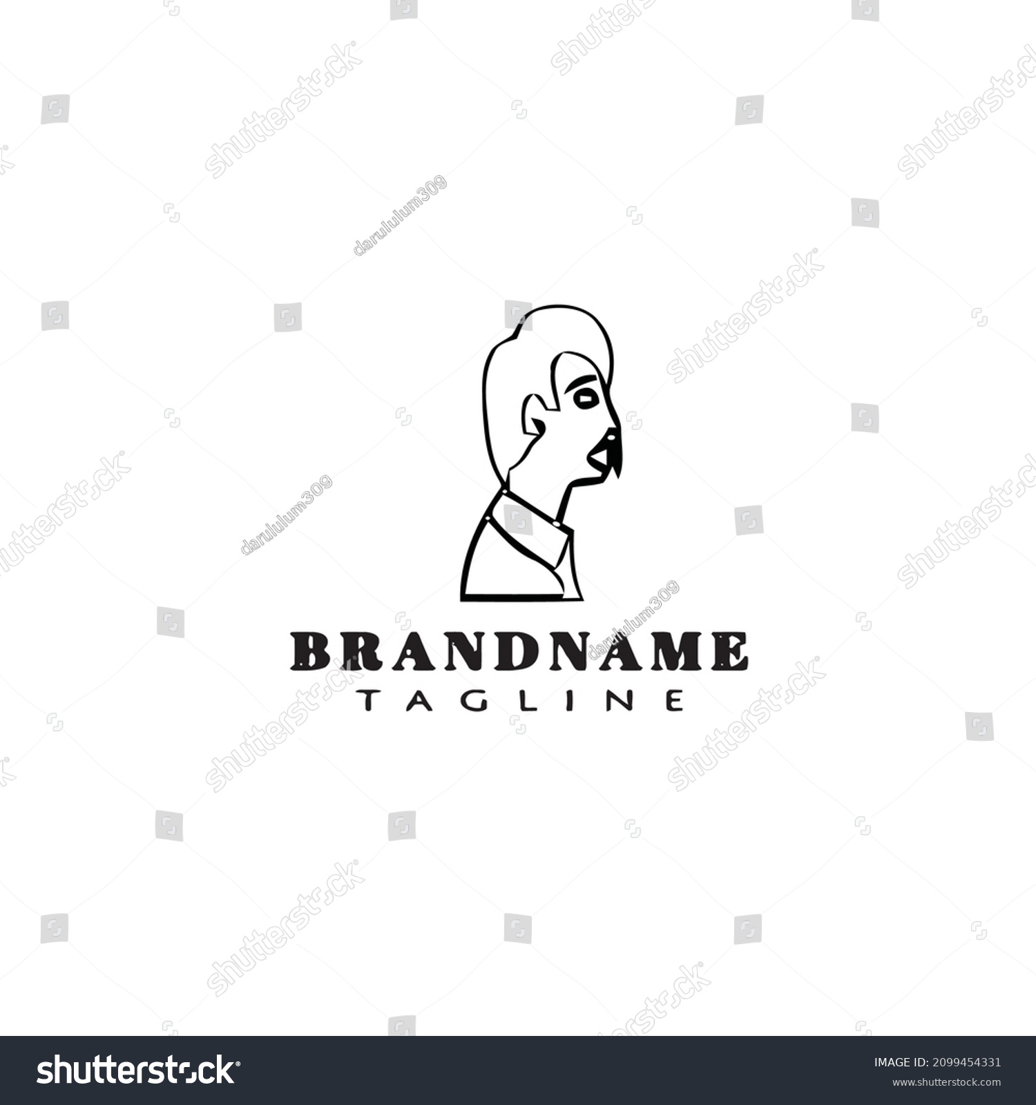 Sinus Logo Icon Design Modern Vector Stock Vector (Royalty Free) 2099454331