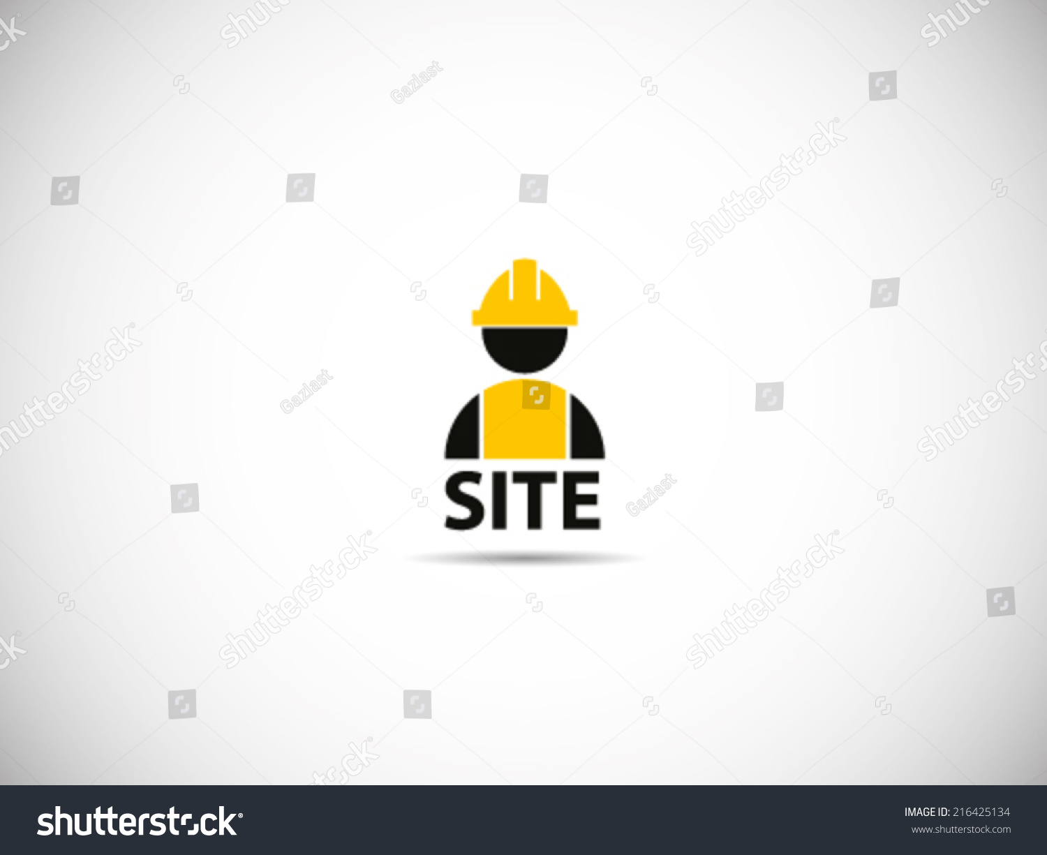 Site Under Construction Sign Stock Vector (Royalty Free) 216425134