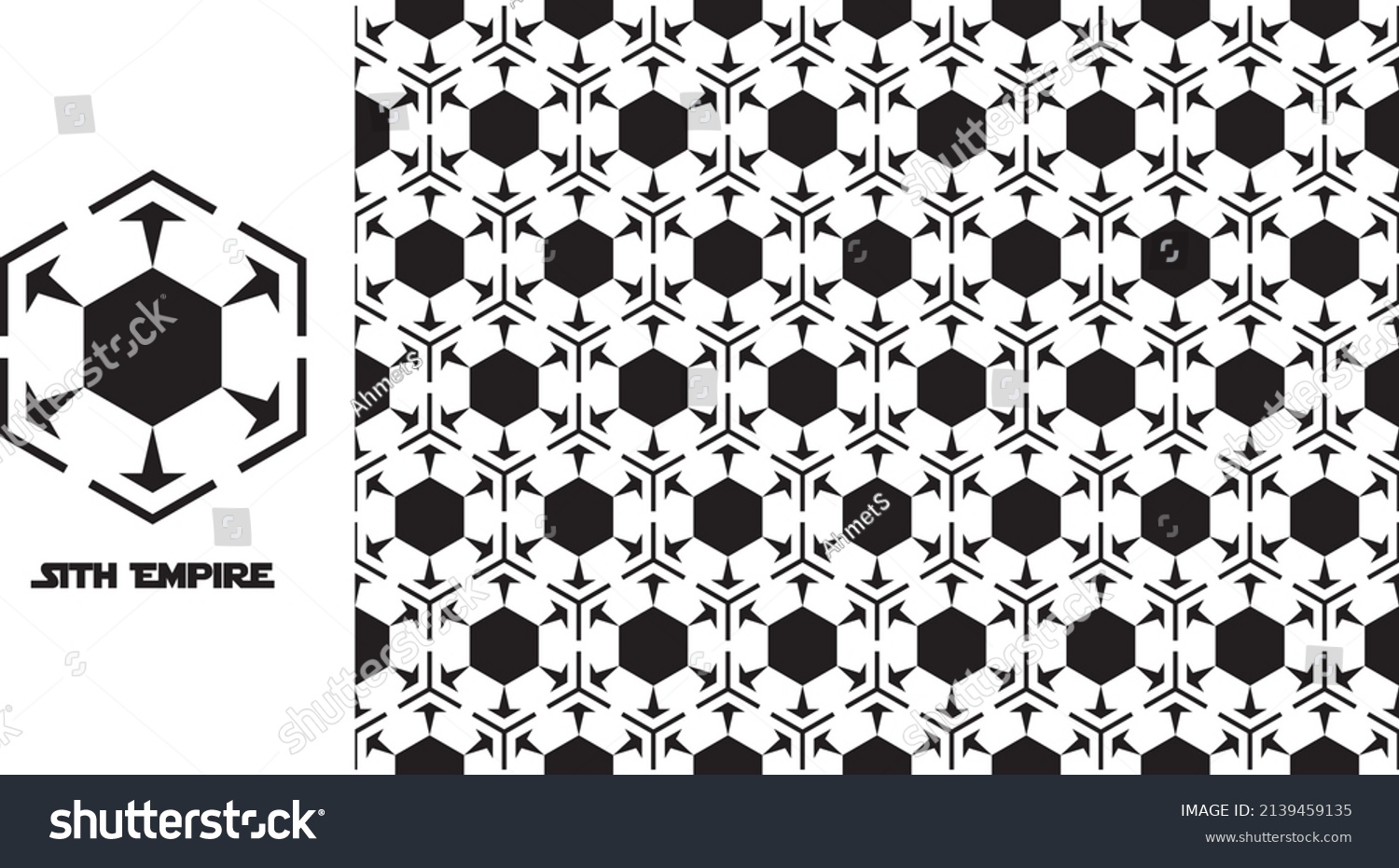Sith Empire Logo Pattern Star Wars Stock Vector (Royalty Free ...