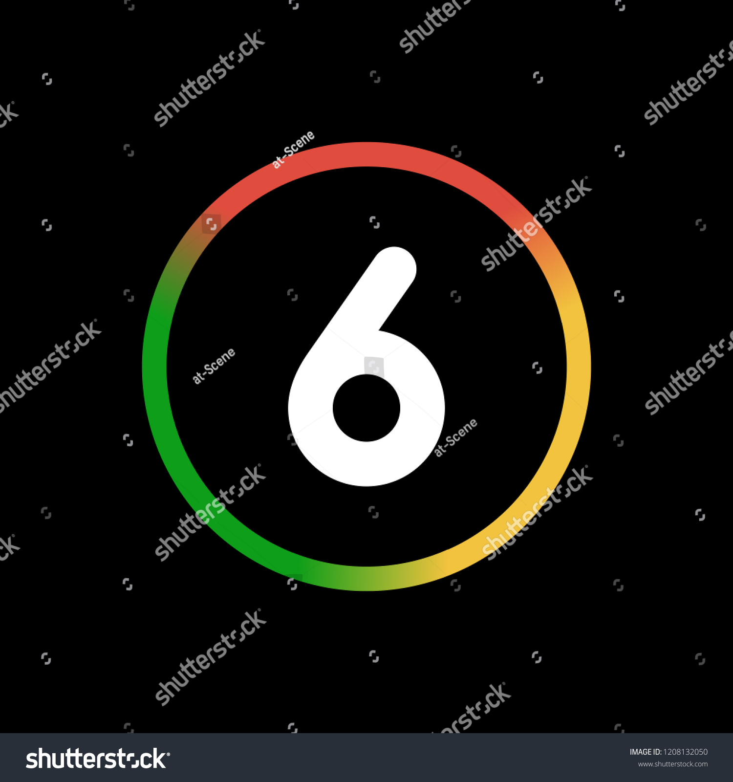 Six App Icon Stock Vector (Royalty Free) 1208132050 | Shutterstock