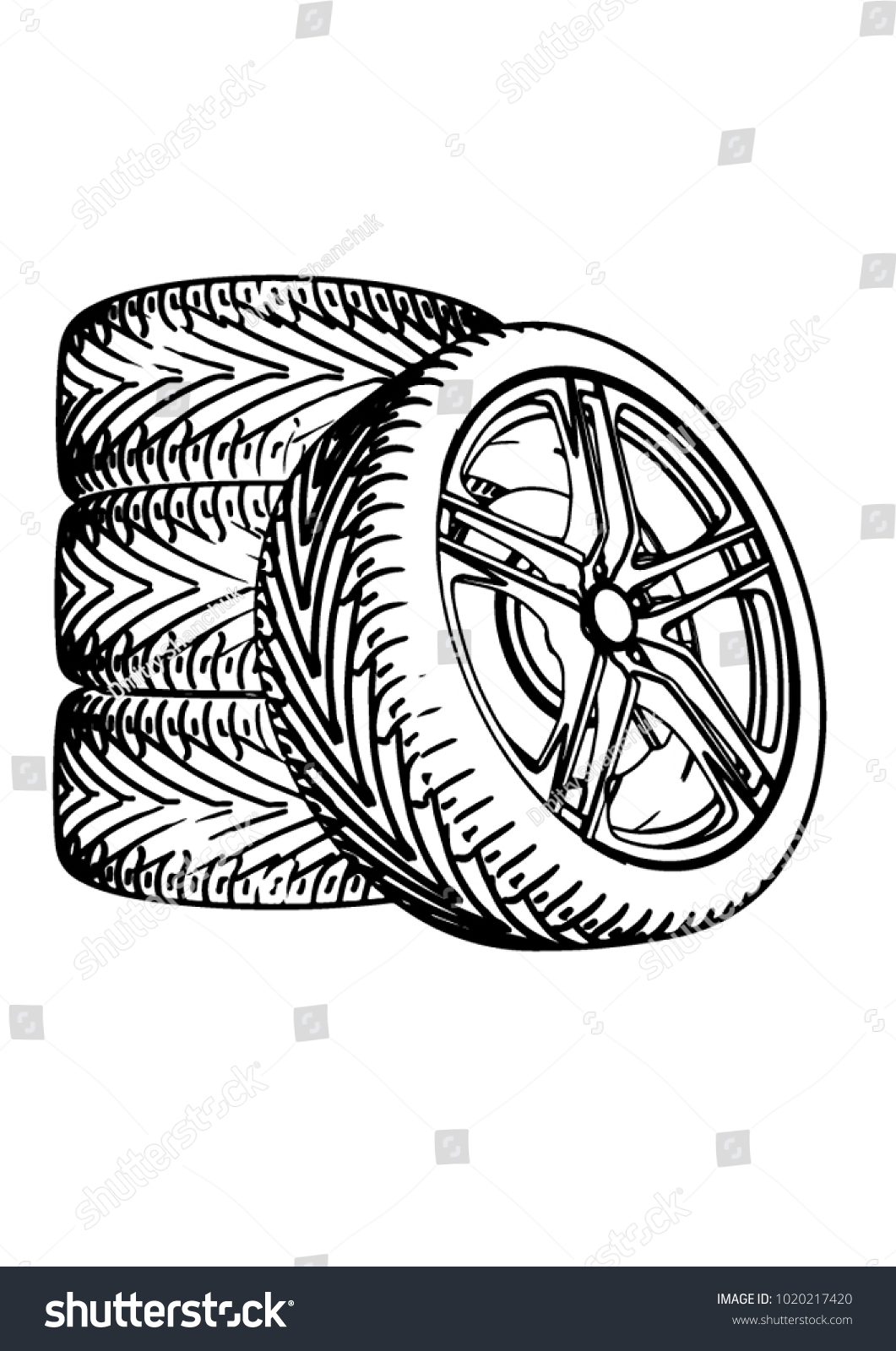 1,784 Tyre sketch Images, Stock Photos & Vectors | Shutterstock