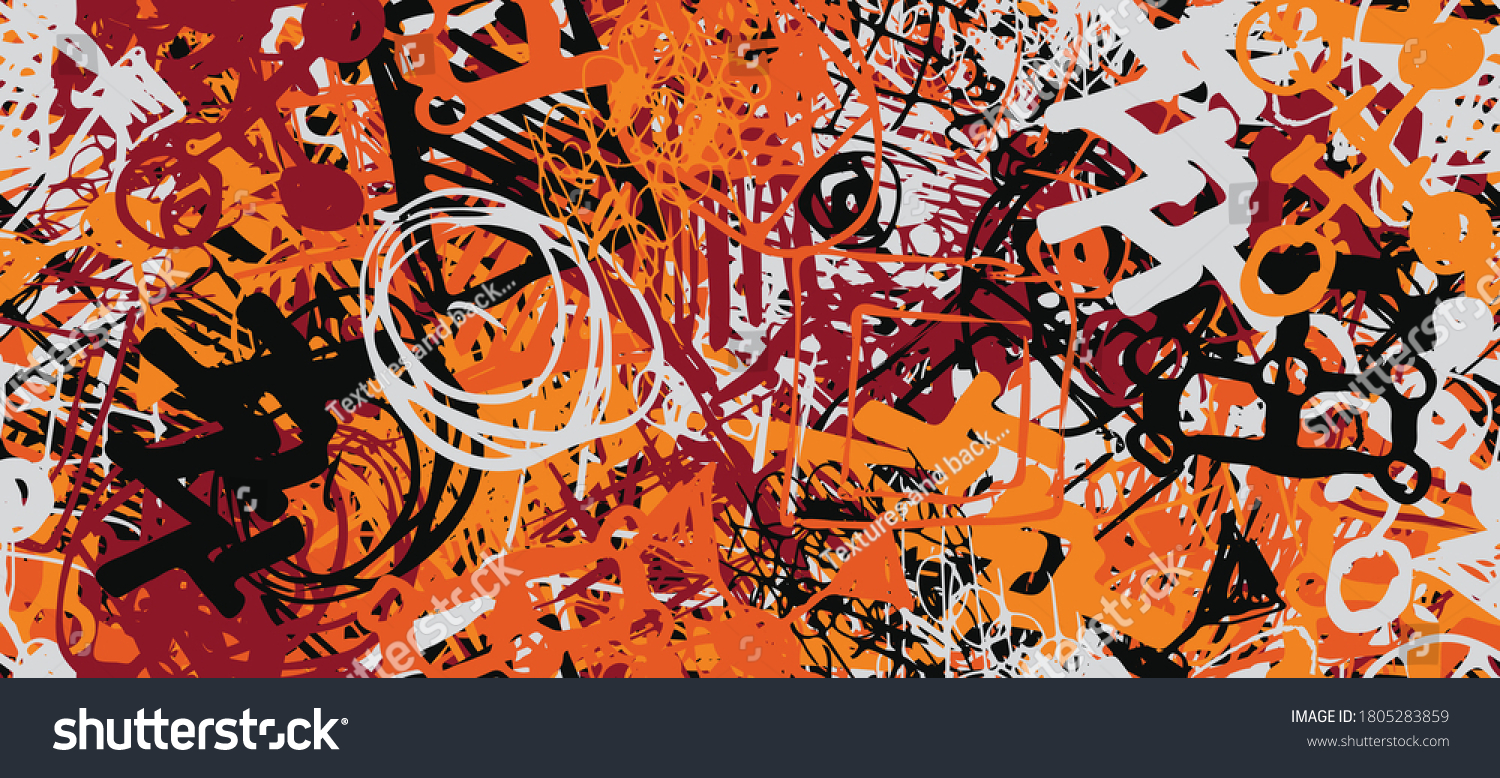 Sketch Draw Backdrop Material Abstract Geometric Stock Vector (Royalty ...