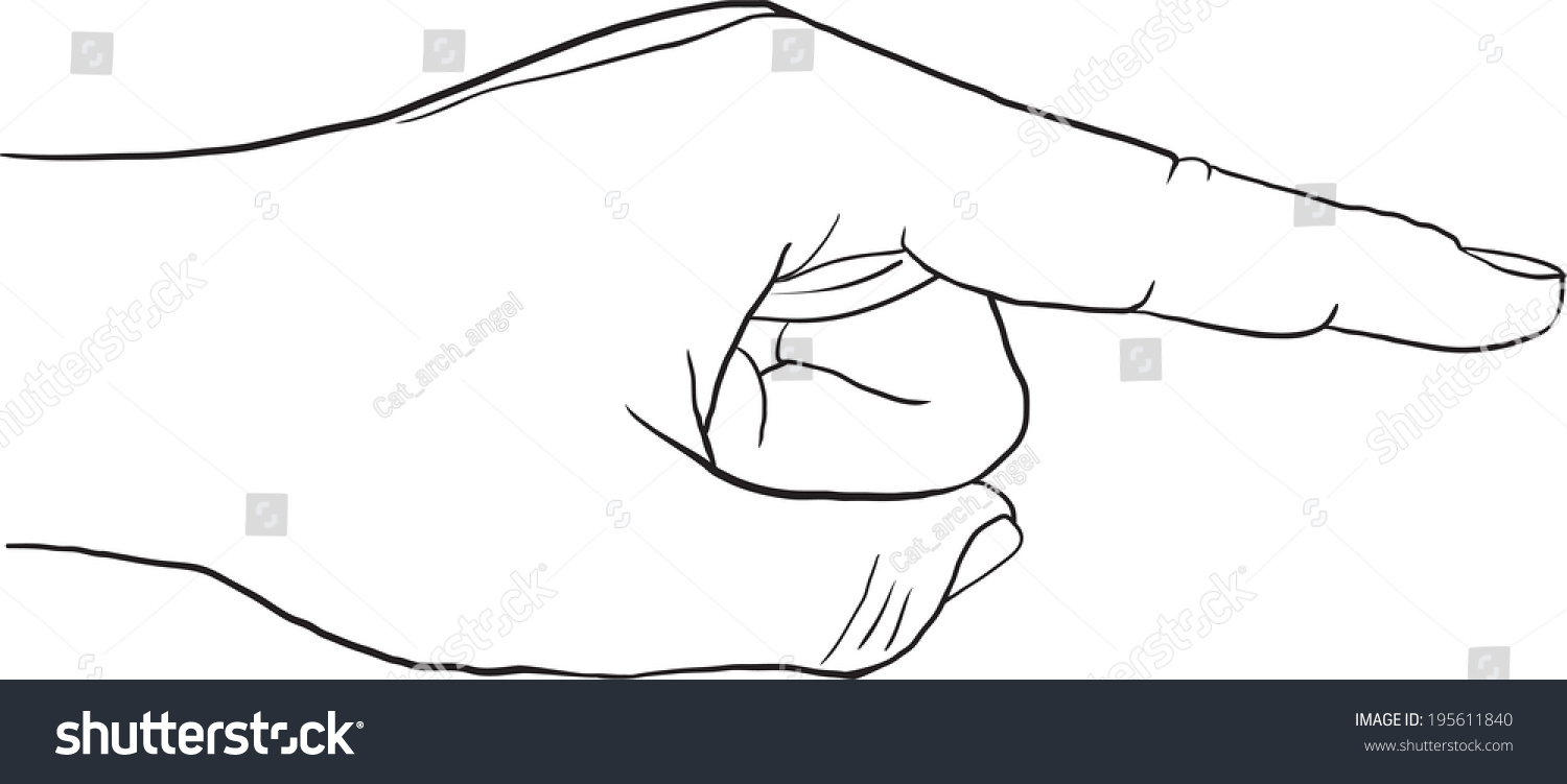 Sketch Drawing Hand Vector Illustration Stock Vector (Royalty Free ...