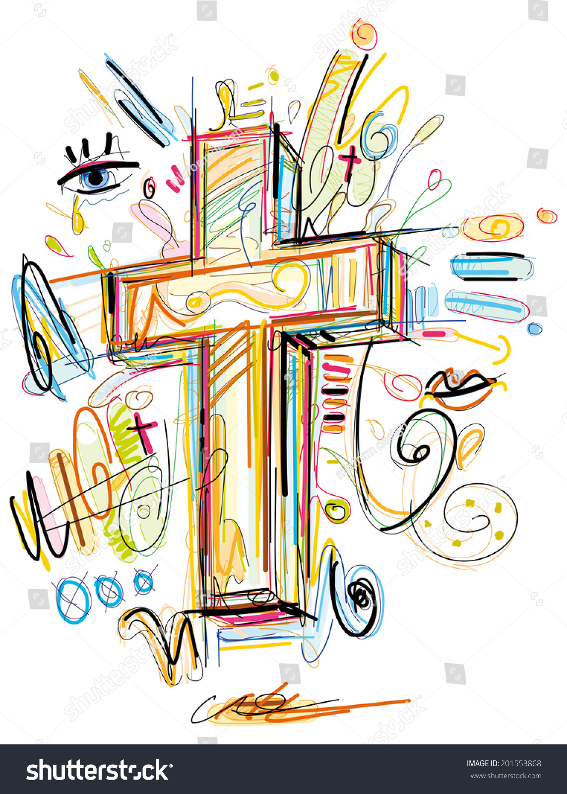 265 Crucifix watercolor Stock Vectors, Images & Vector Art | Shutterstock