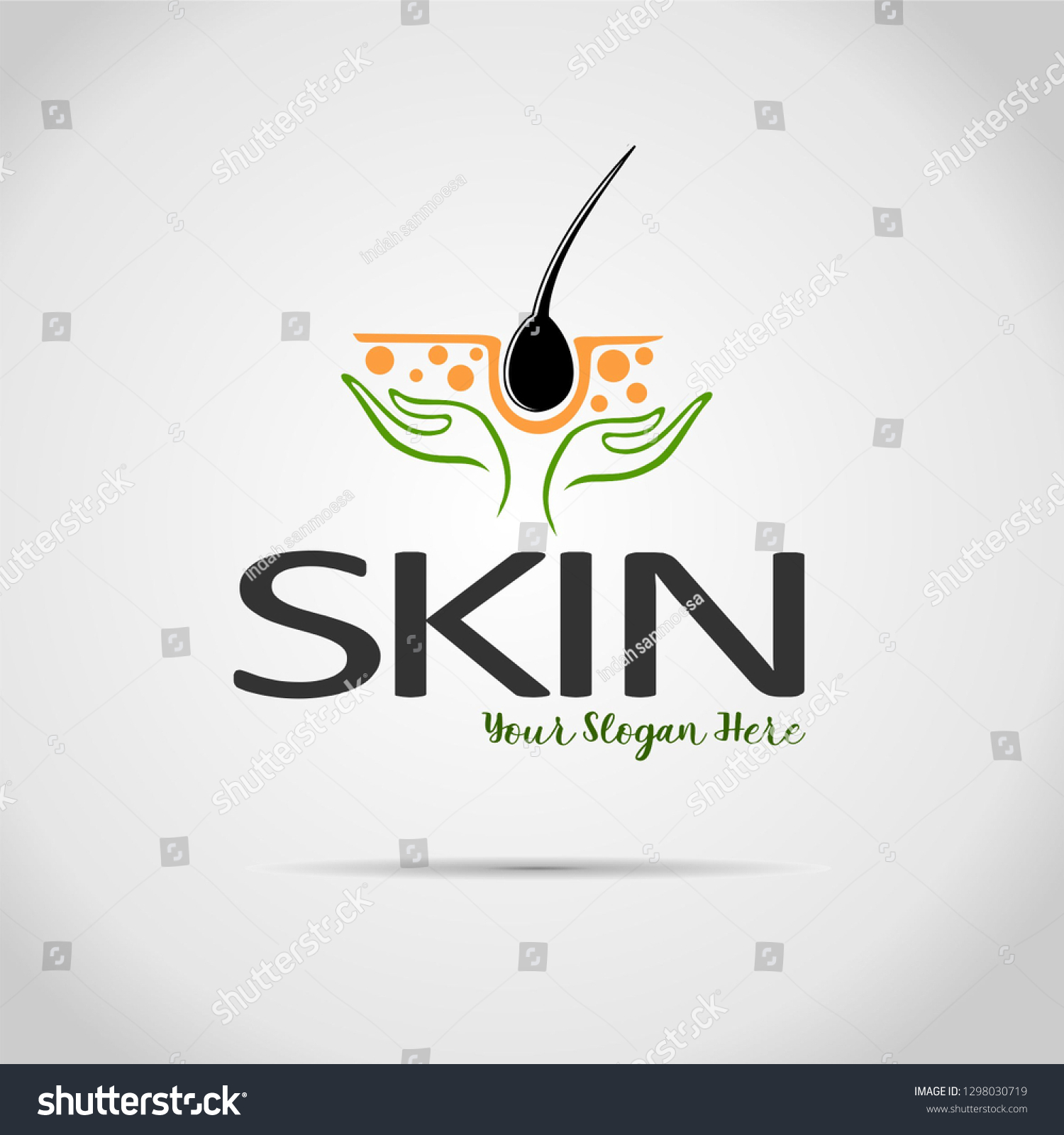 Skin Beauty Logo Vector 1 Stock Vector (Royalty Free) 1298030719 ...