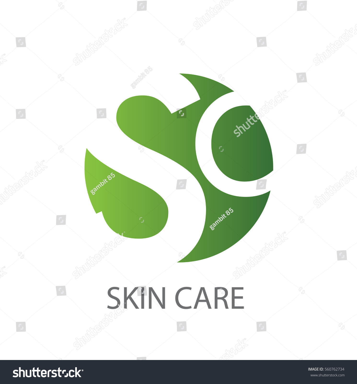 Skin Care Logo 2 Stock Vector (Royalty Free) 560762734 | Shutterstock