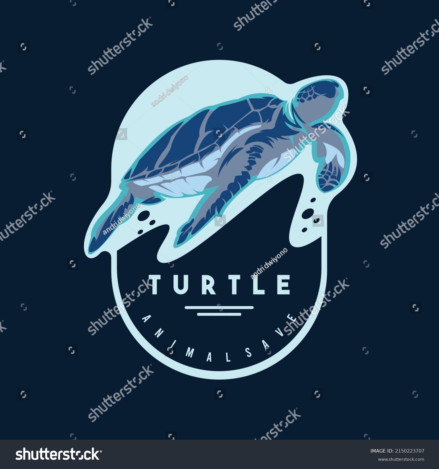 Skip Straw Save Turtle Sign Vector Stock Vector (Royalty Free ...