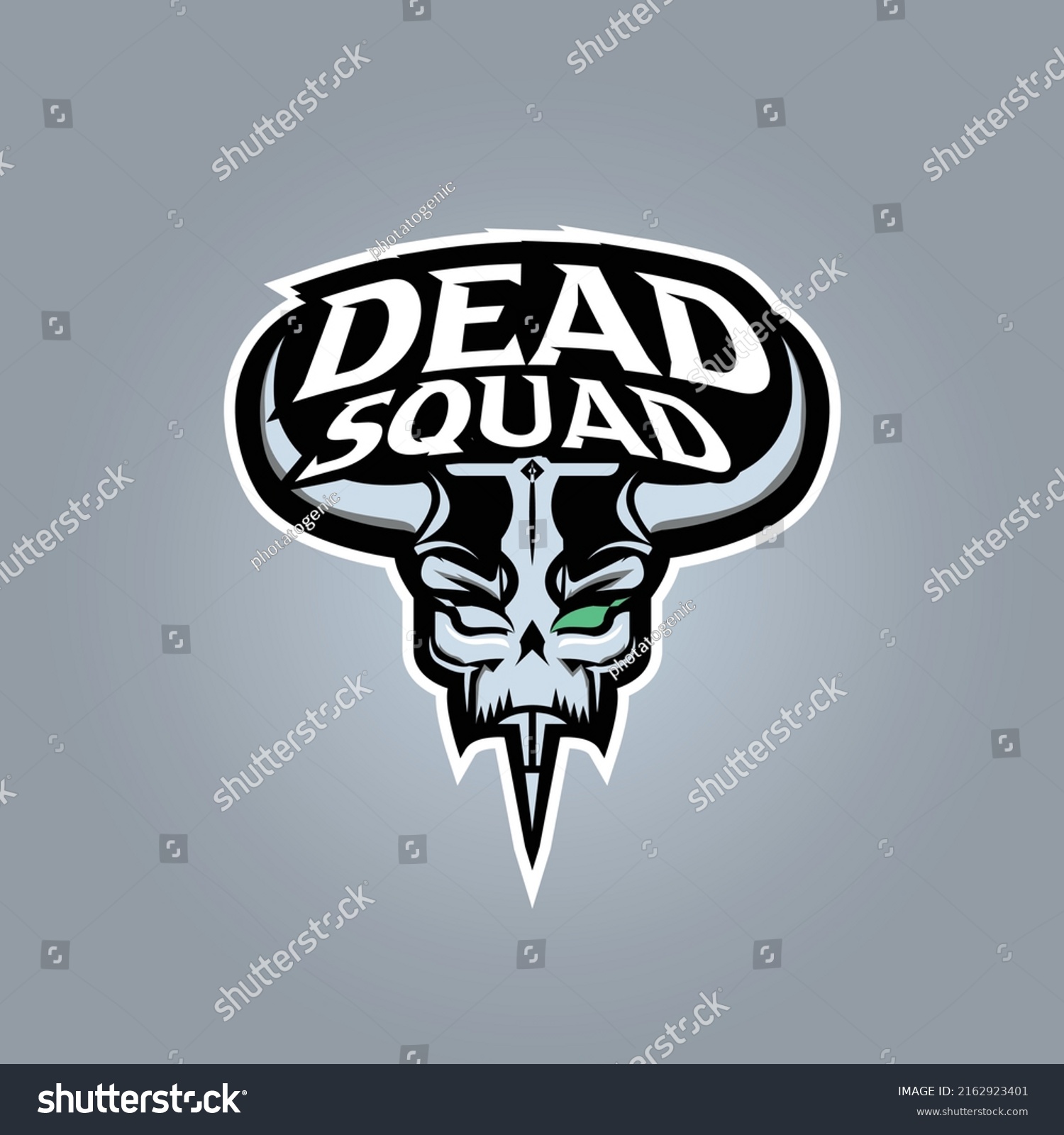 Skull Head Vector Illustration Skull Logo Stock Vector (Royalty Free ...