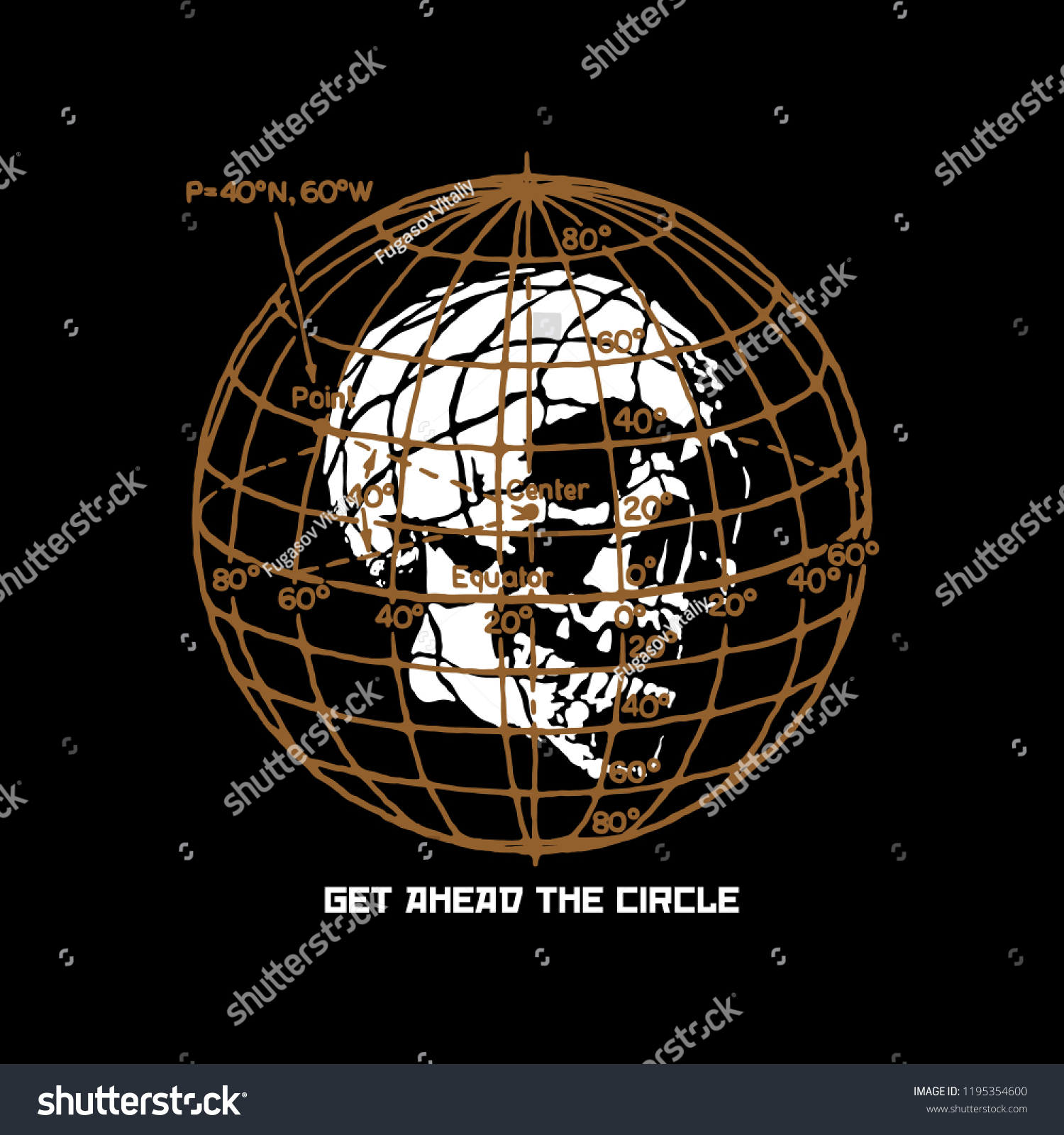 Skull Circle Stock Vector (Royalty Free) 1195354600