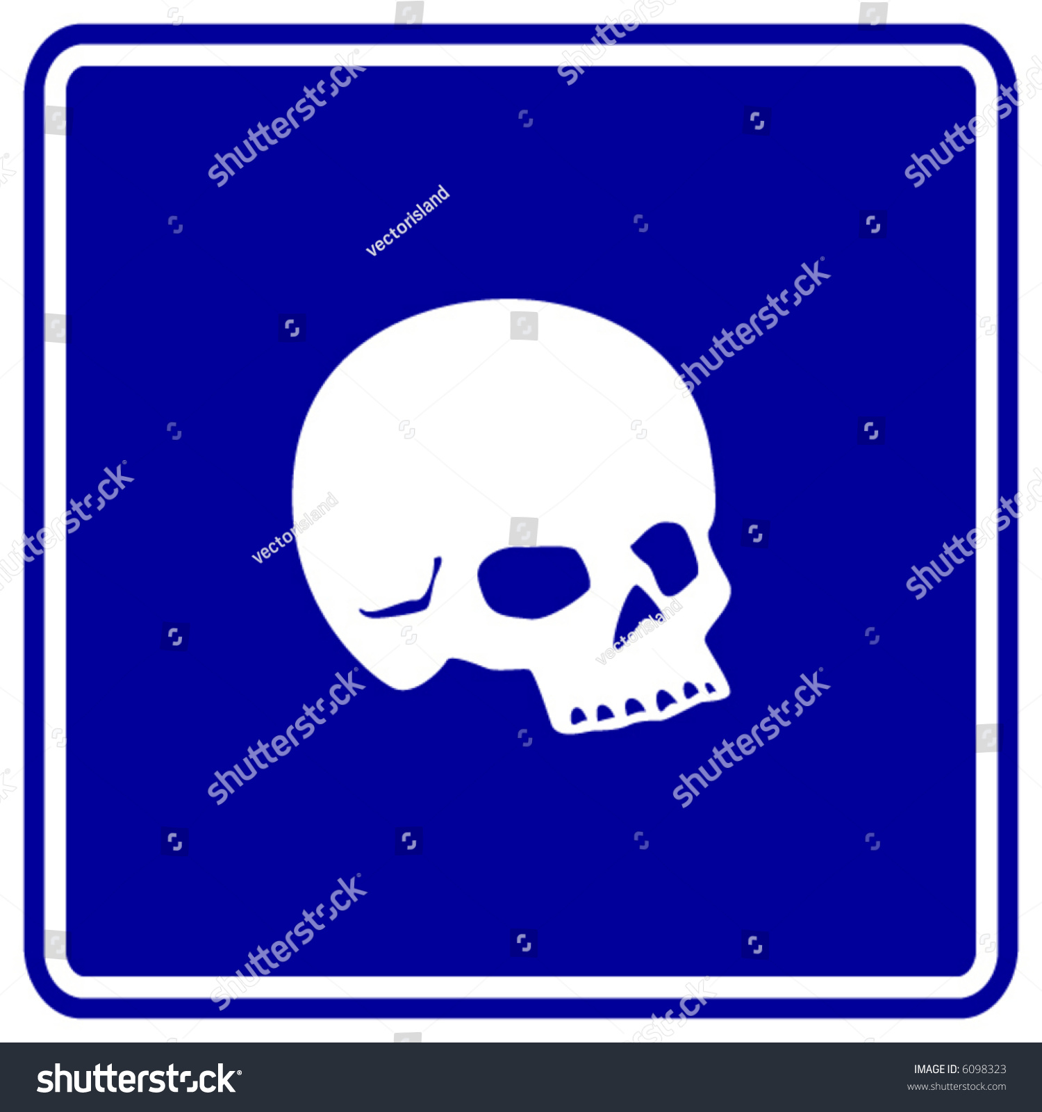 Skull Sign Stock Vector (Royalty Free) 6098323 | Shutterstock