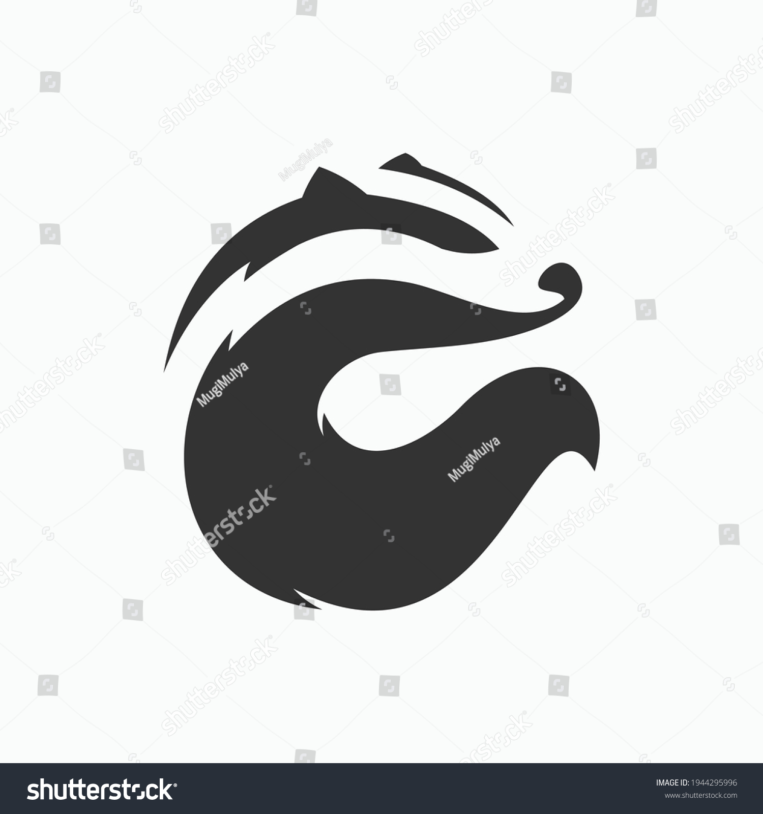 Skunk Logo Design Skunk Vector Template Stock Vector (Royalty Free ...