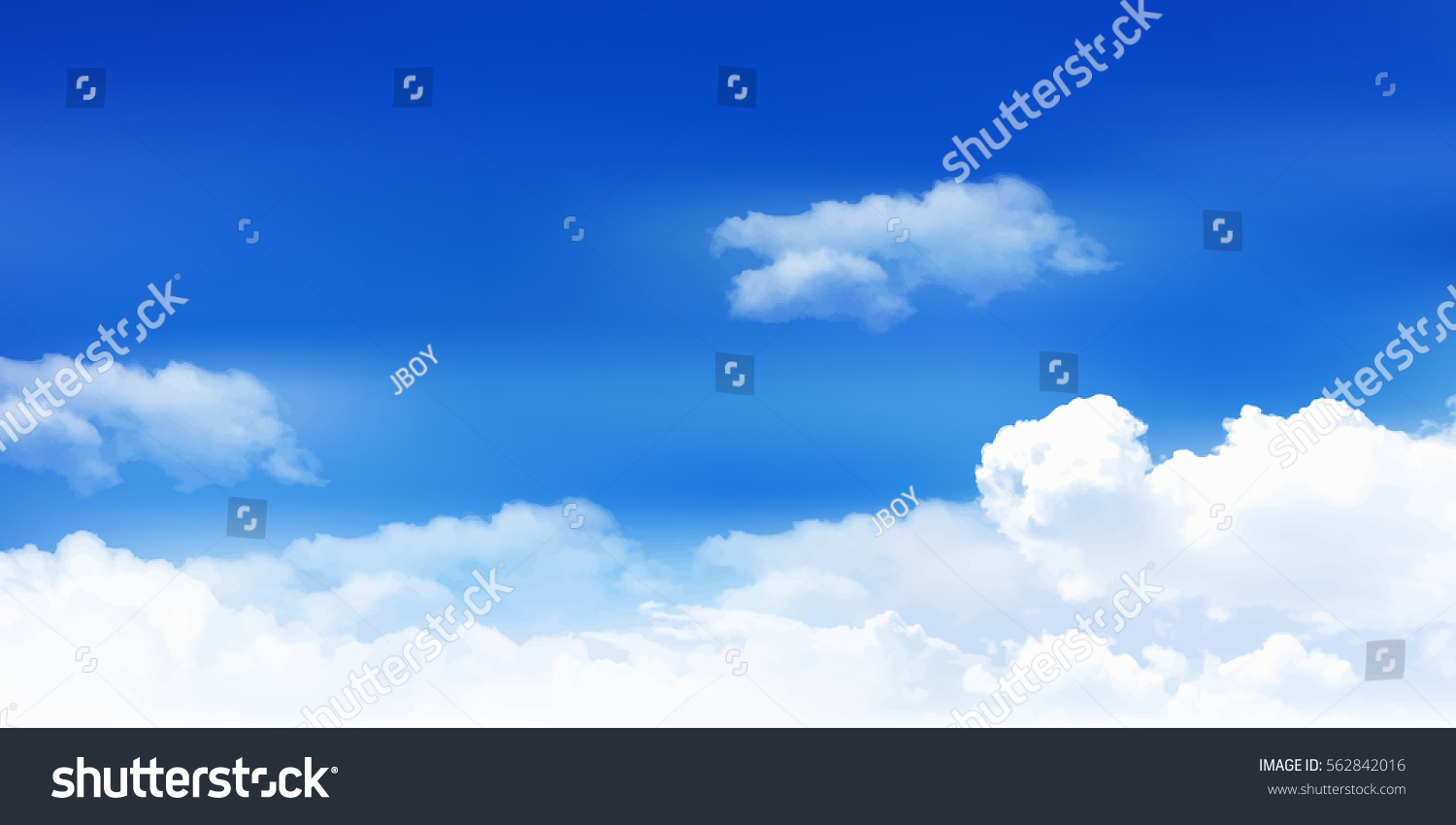 Sky Nature Landscape Background Stock Vector (Royalty Free) 562842016