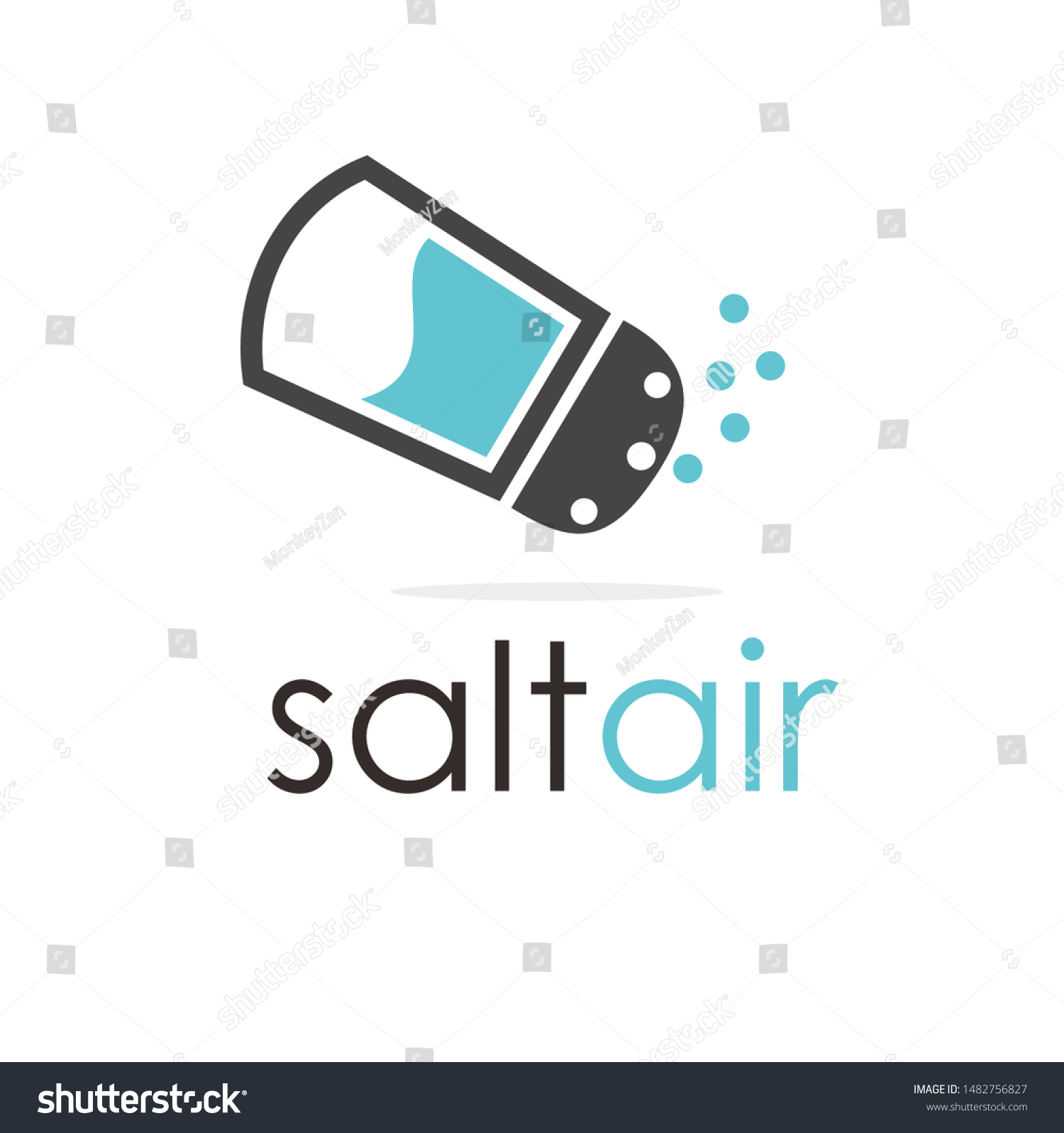 Slat Bottle Logo Design Template Stock Vector (Royalty Free) 1482756827 ...