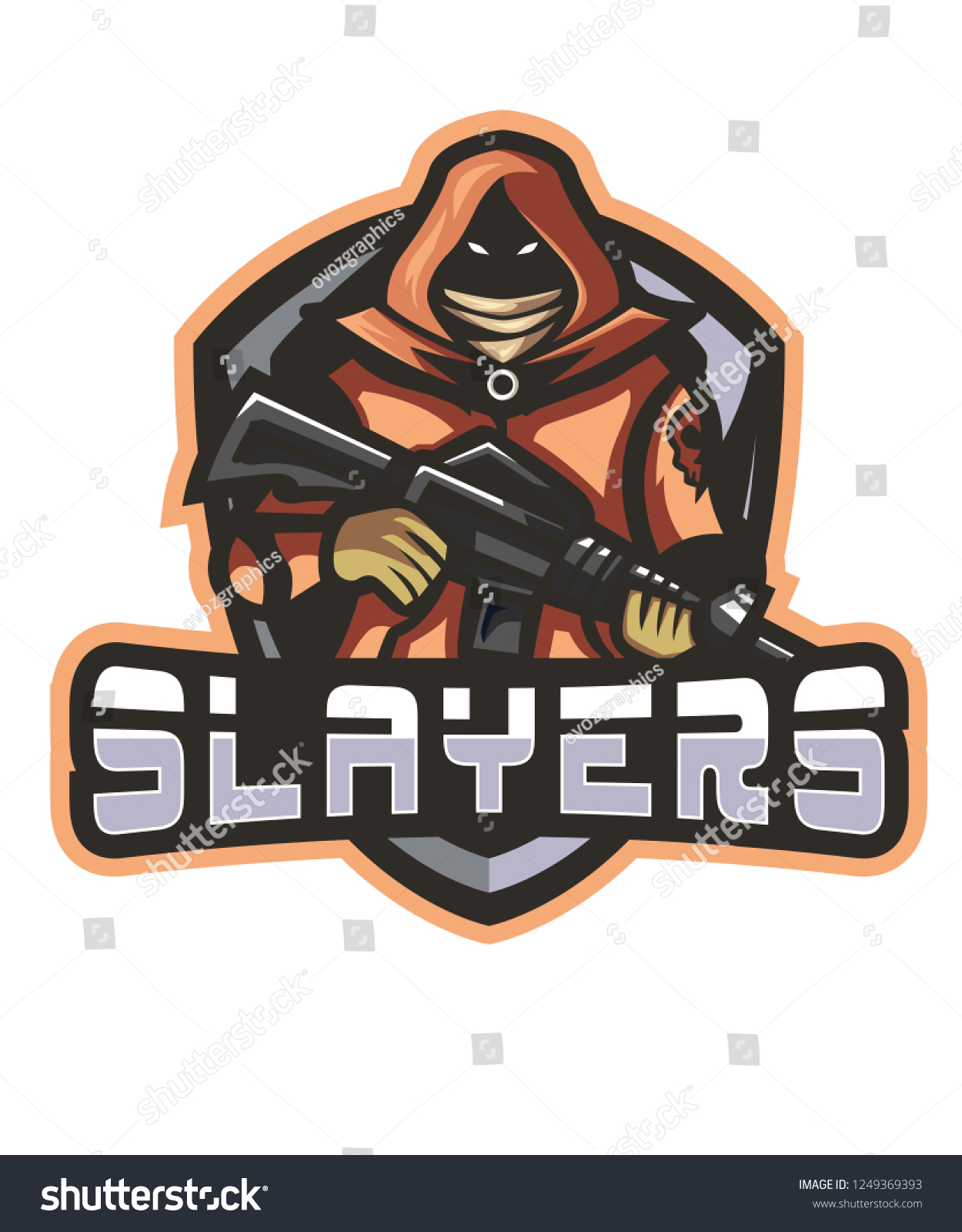 Slayers E Sport Logo Stock Vector (Royalty Free) 1249369393