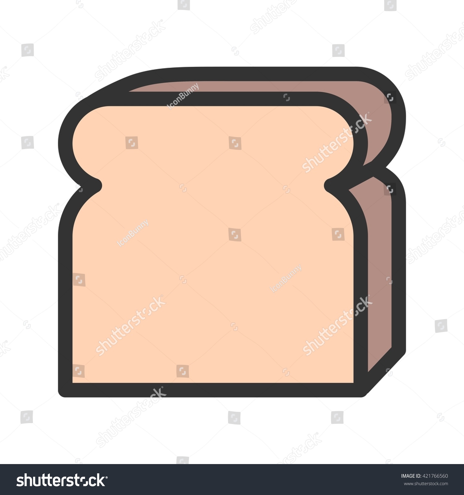 Slice Bread Stock Vector (Royalty Free) 421766560 | Shutterstock