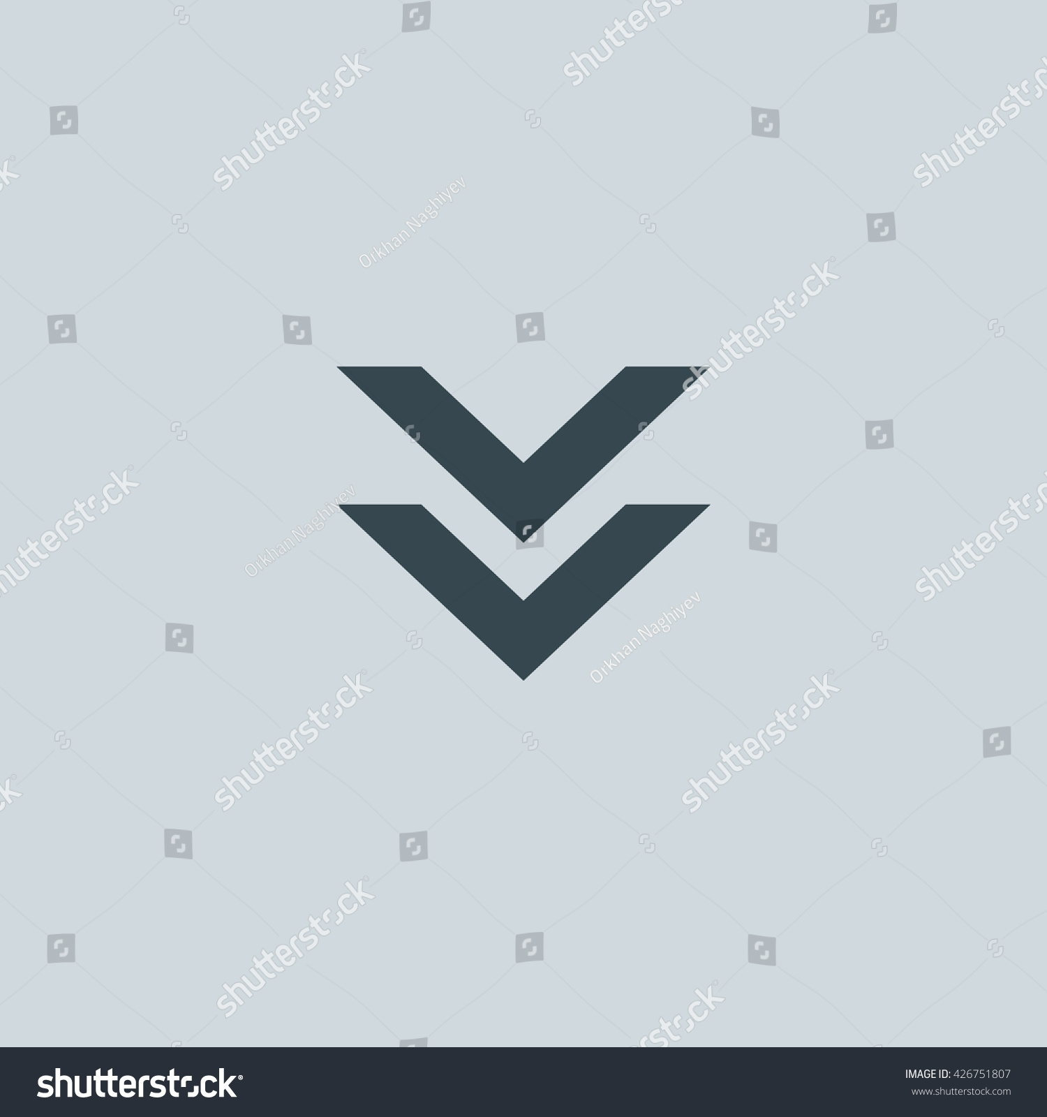 Slide Arrow Icon Stock Vector (Royalty Free) 426751807