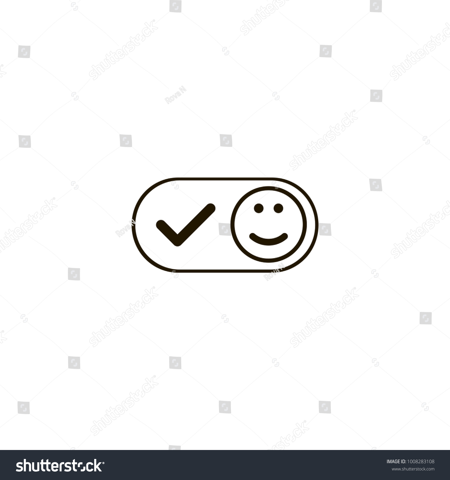 Slide Button Icon Sign Design Stock Vector (Royalty Free) 1008283108 ...