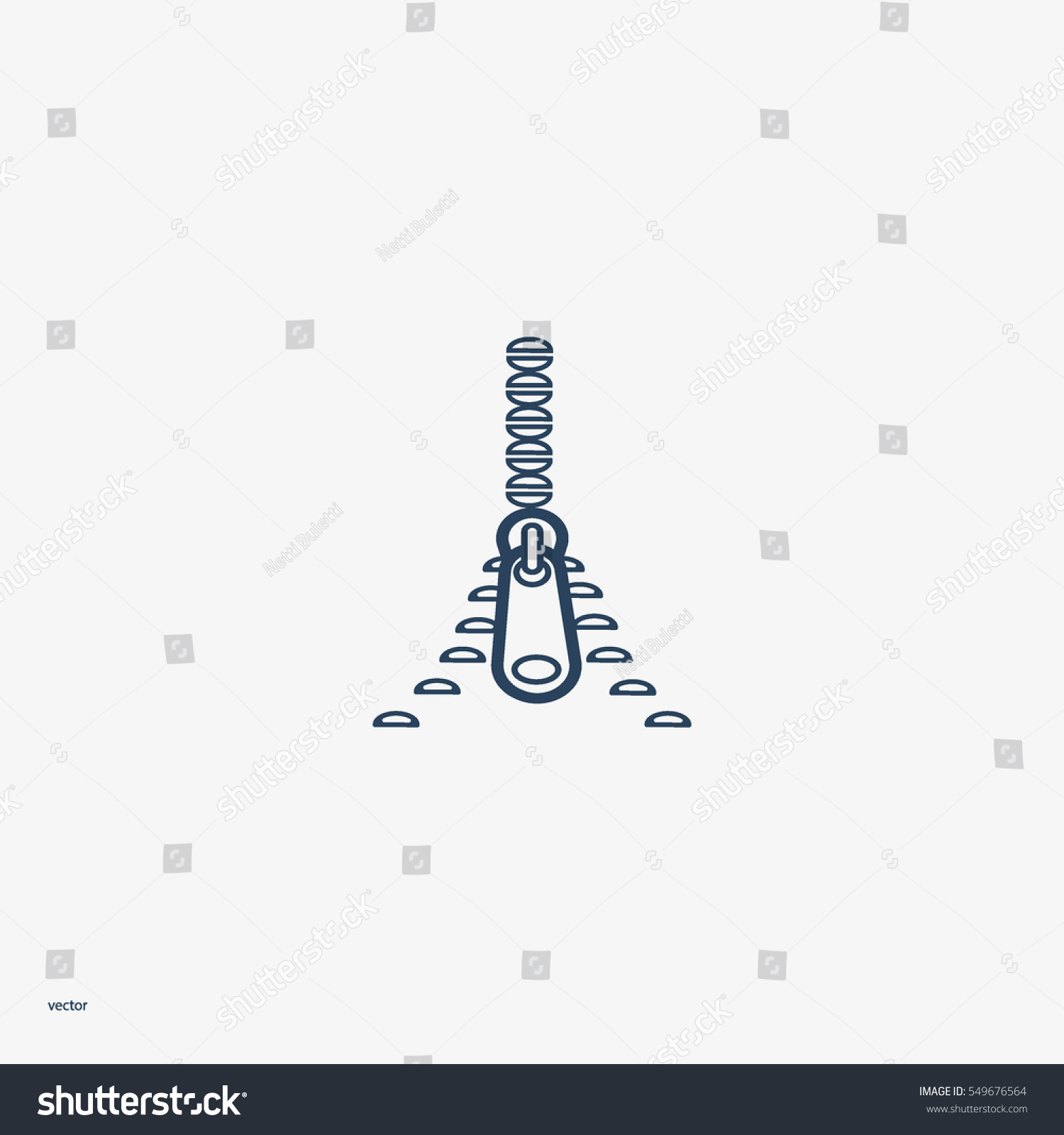 Slide Fastener Stock Vector (Royalty Free) 549676564 | Shutterstock