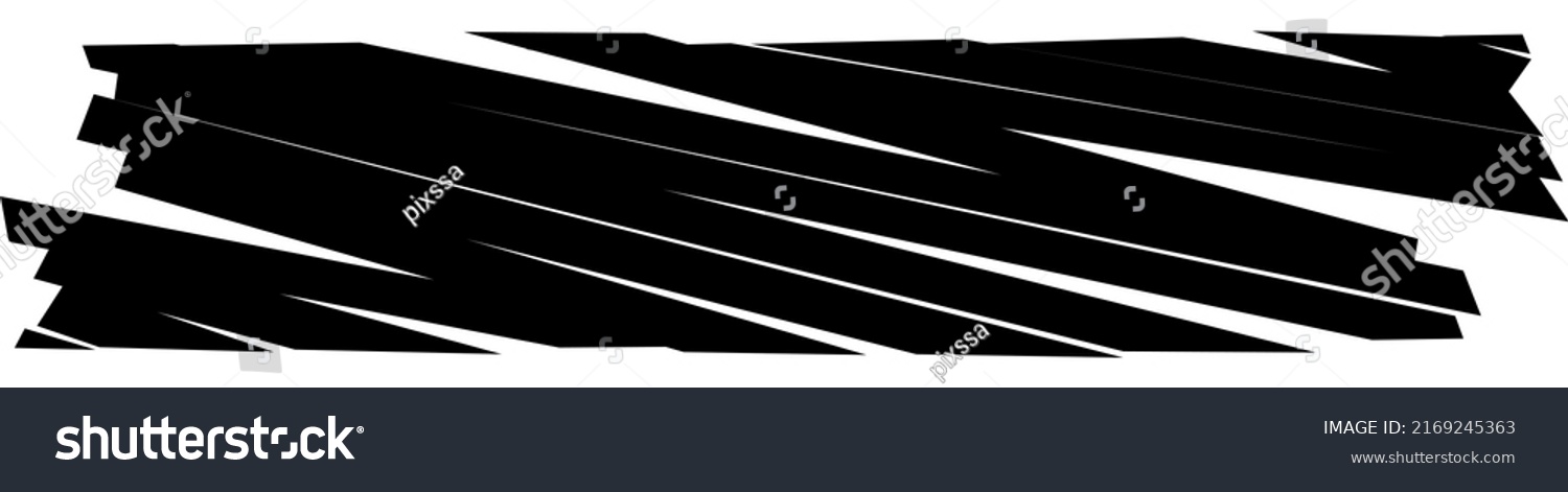 Slit Slash Fracture Texture Effect Element Stock Vector (Royalty Free ...