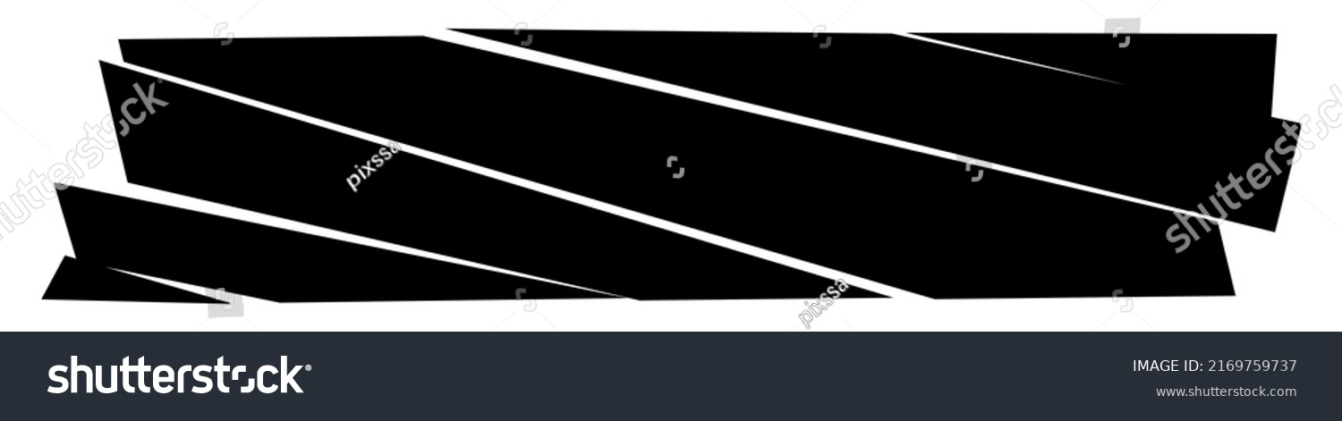 Slit Slash Fracture Texture Effect Element Stock Vector (Royalty Free ...