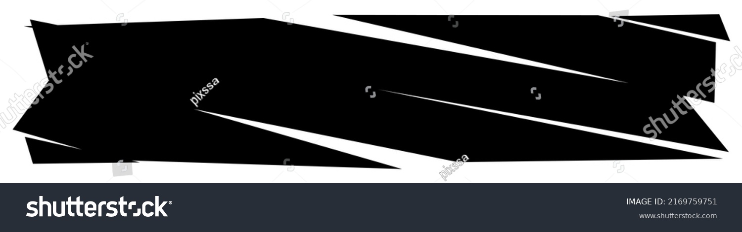 Slit Slash Fracture Texture Effect Element Stock Vector (Royalty Free ...