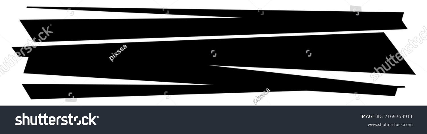 Slit Slash Fracture Texture Effect Element Stock Vector (Royalty Free ...