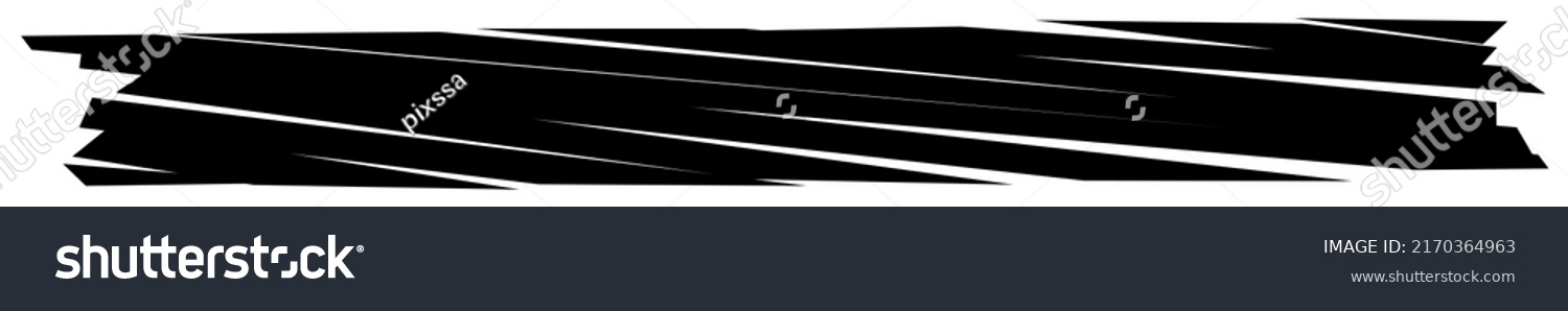 Slit Slash Fracture Texture Effect Element Stock Vector (Royalty Free ...