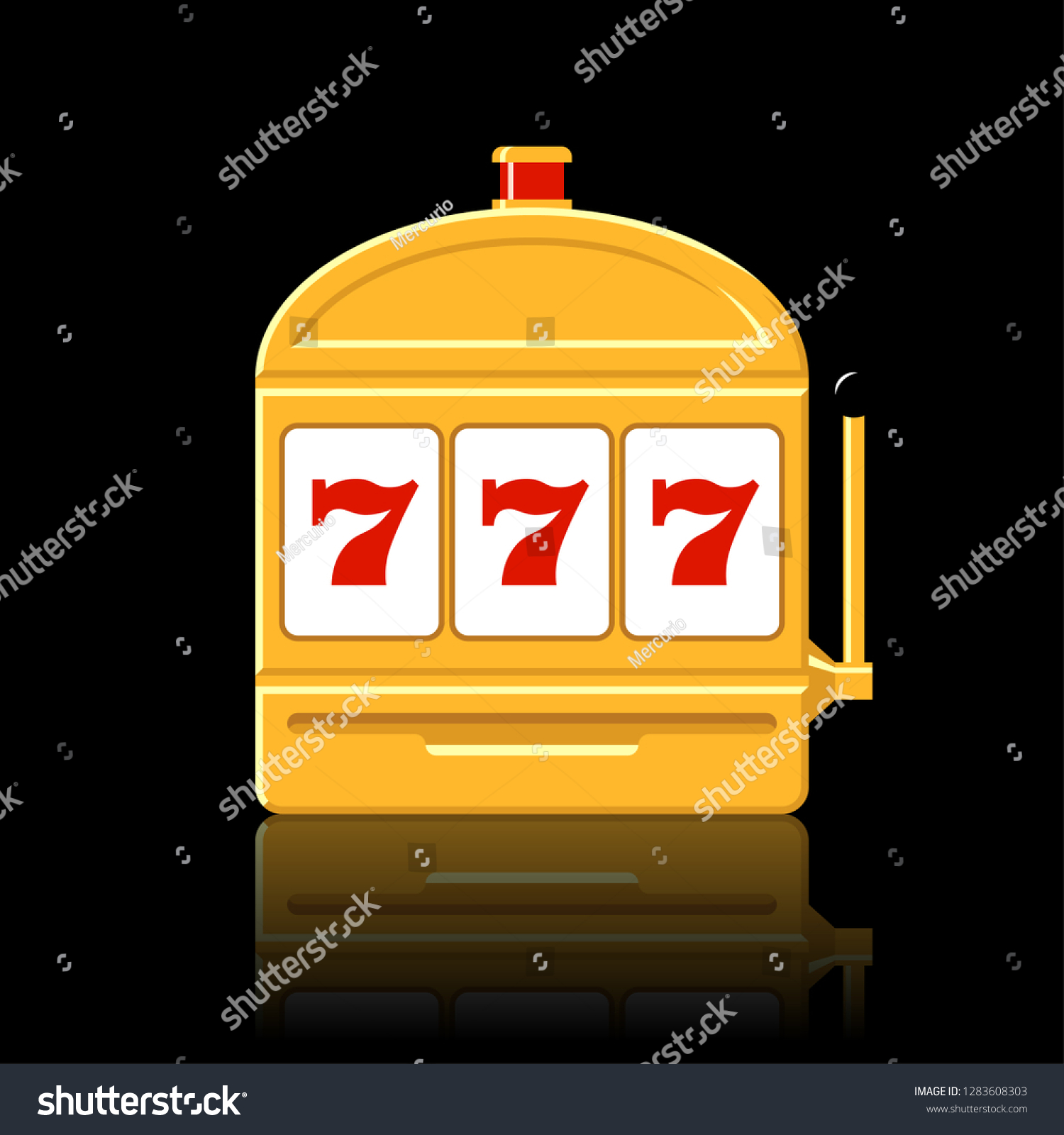 Slot Machine Icon Vector Illustration Stock Vector (Royalty Free ...