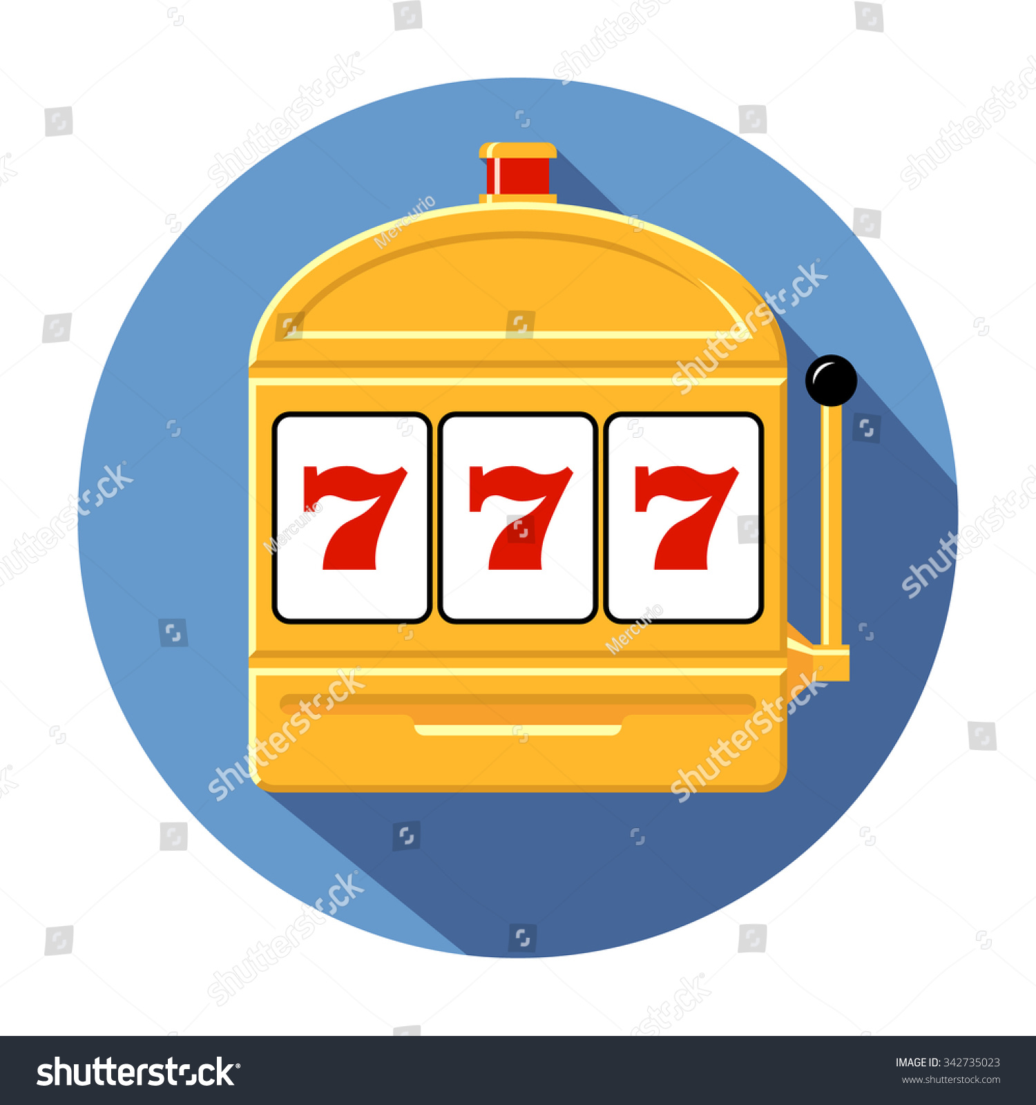 Slot Machine Icon Vector Illustration Stock Vector (Royalty Free ...
