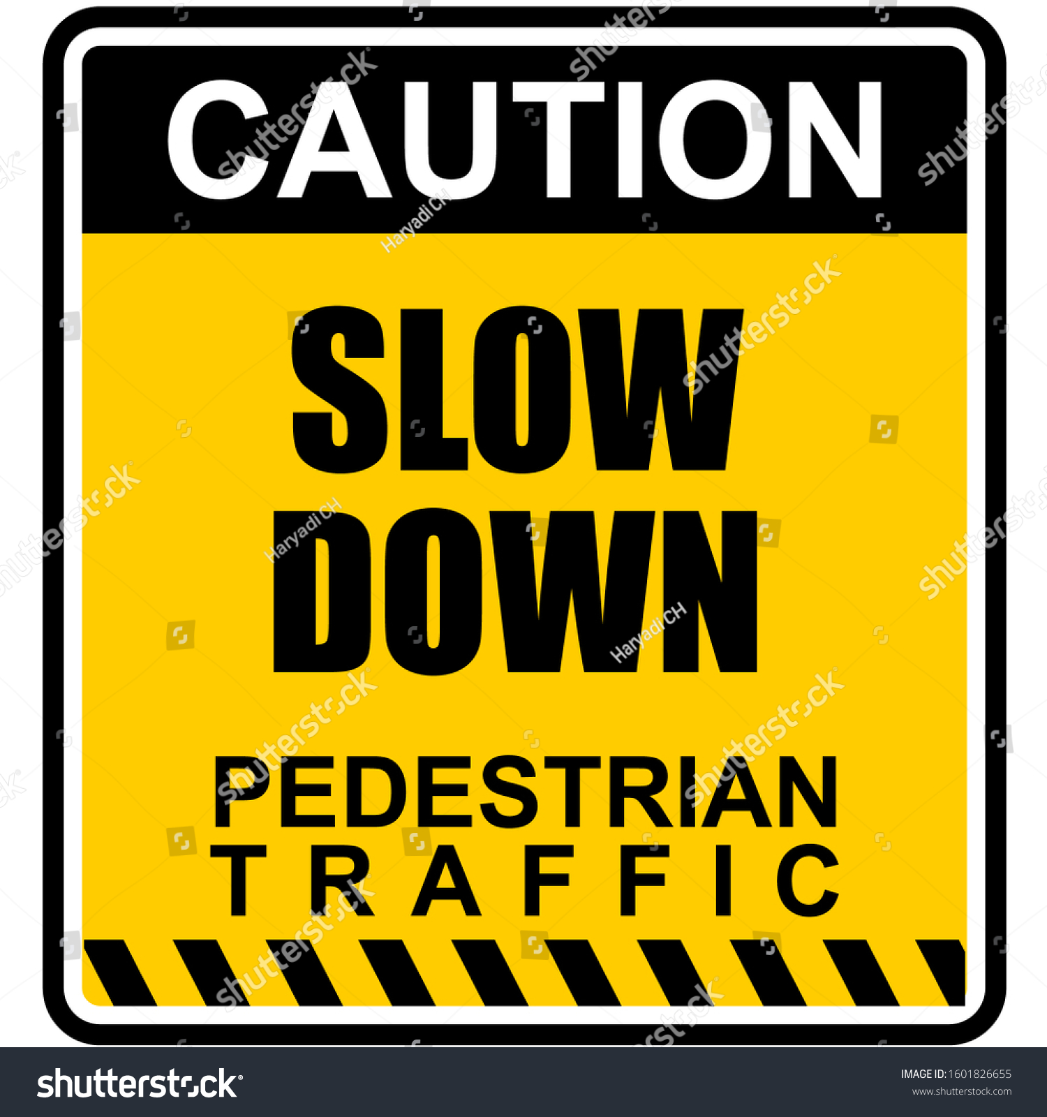 Slow Down Kids Playing Sticker Vector: เวกเตอร์สต็อก (ปลอดค่าลิขสิทธิ์ ...