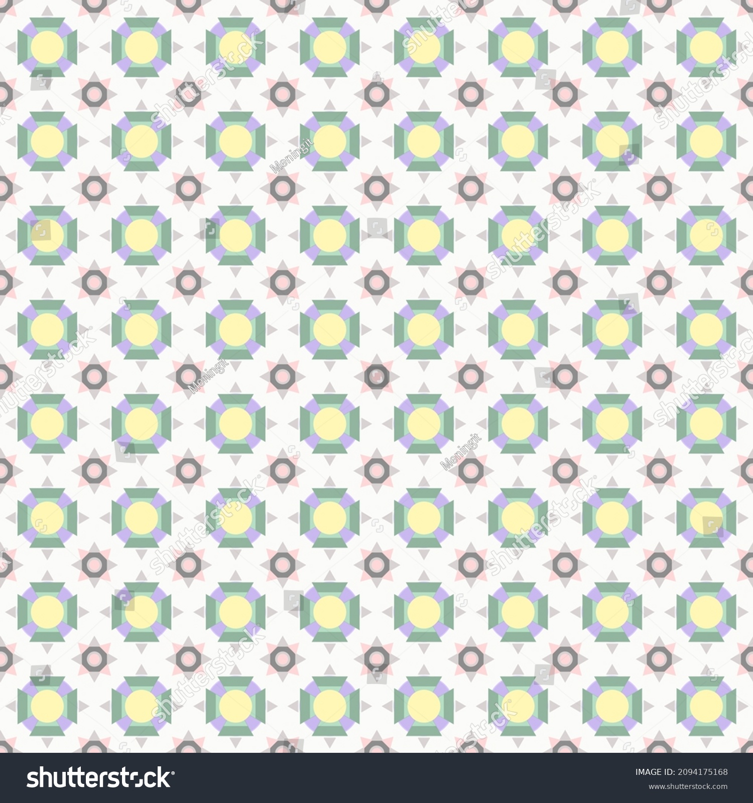 Small Geometric Pattern Light Colors Background Stock Vector (Royalty ...