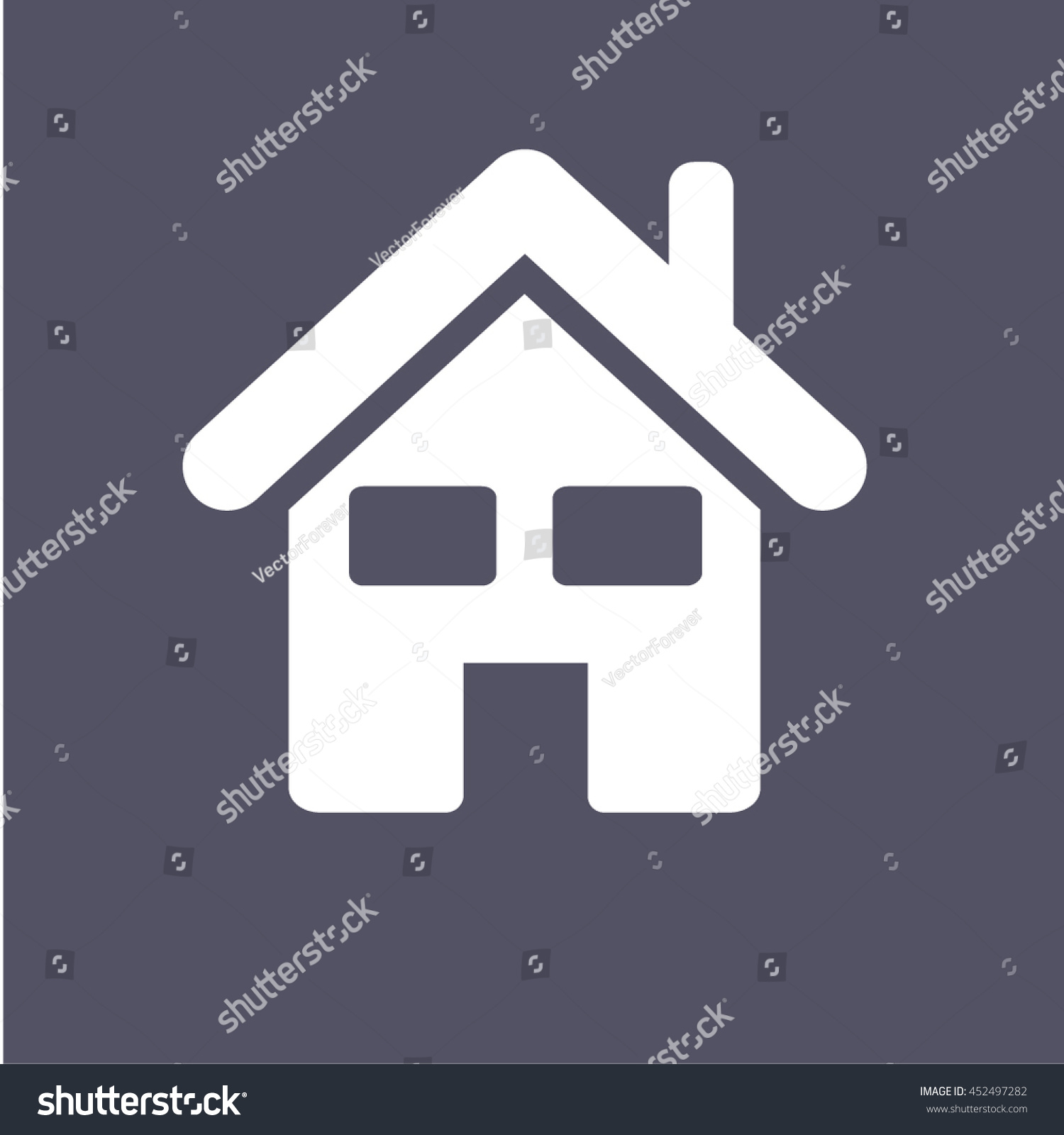Small House Icon Stock Vector (Royalty Free) 452497282 | Shutterstock