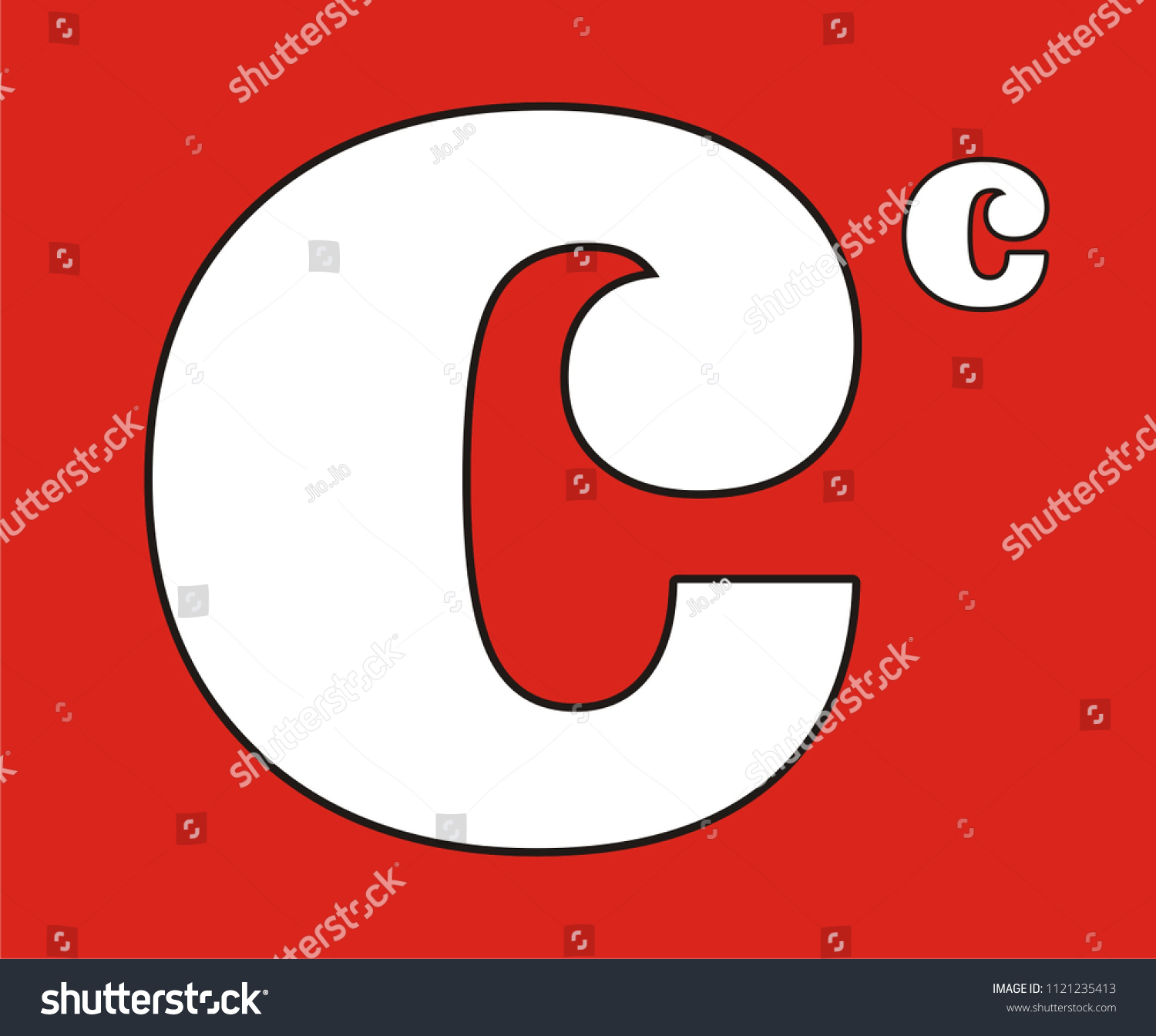 Small Letter C Vector Icon Stock Vector (Royalty Free) 1121235413 ...