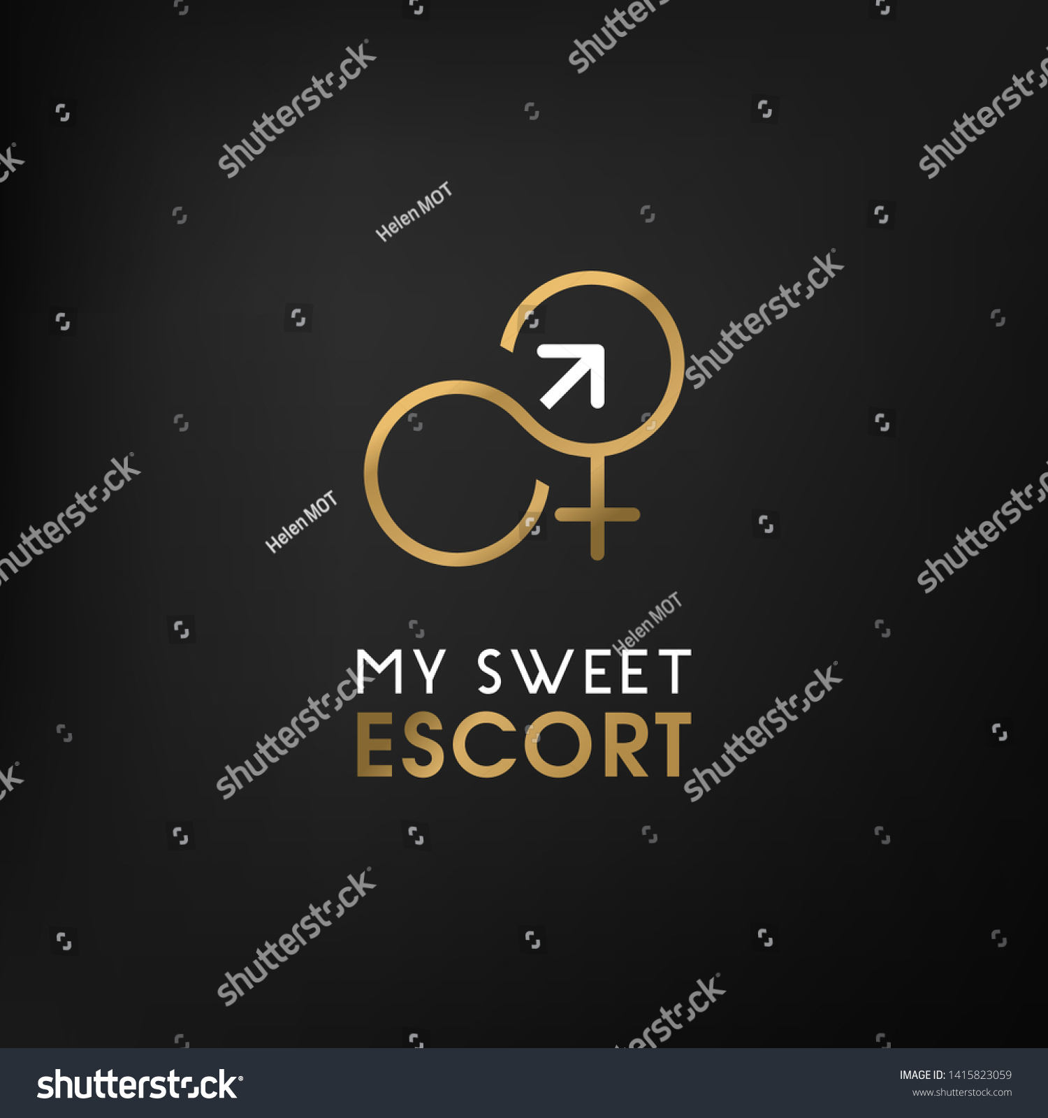 Smart Abstract Escort Logo Design Vector Stock Vector (Royalty Free ...