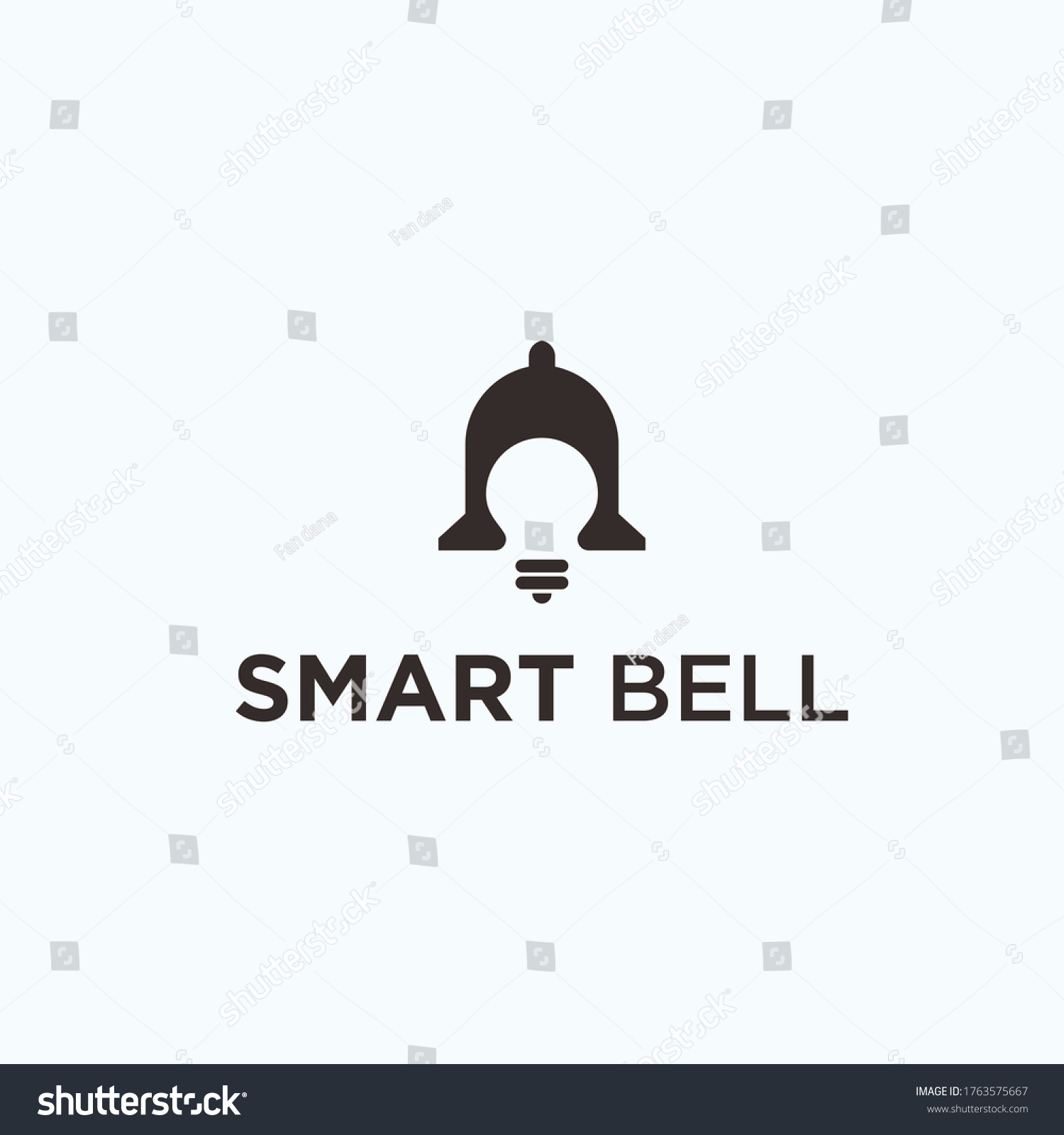 Smart Bell Logo Bell Icon Stock Vector (Royalty Free) 1763575667
