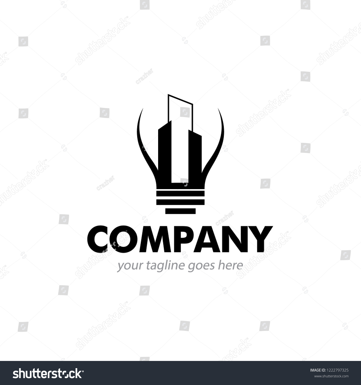 Smart Contractor Logo Business Stock Vector (Royalty Free) 1222797325 ...