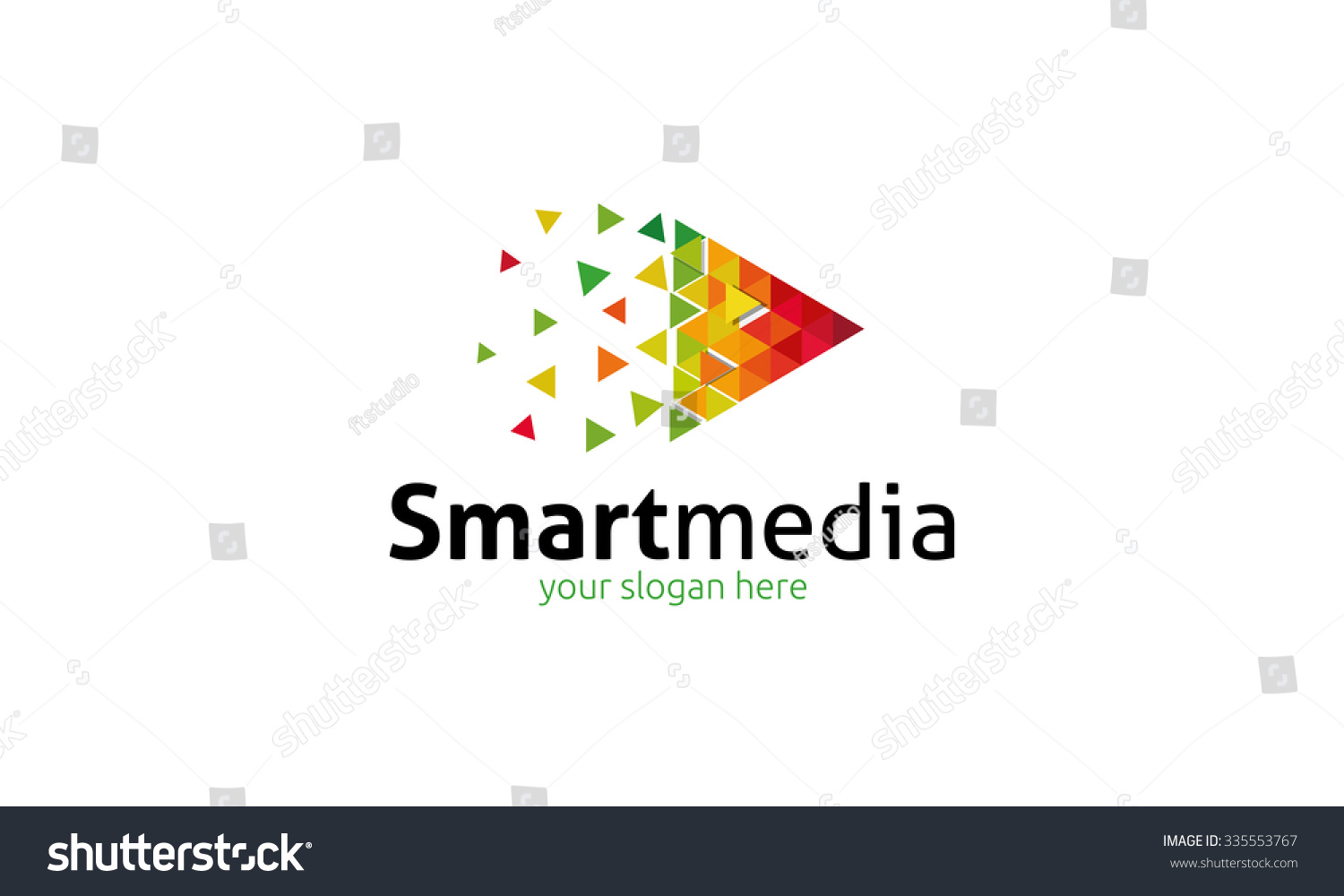 Smart Media Logo Stock Vector (Royalty Free) 335553767
