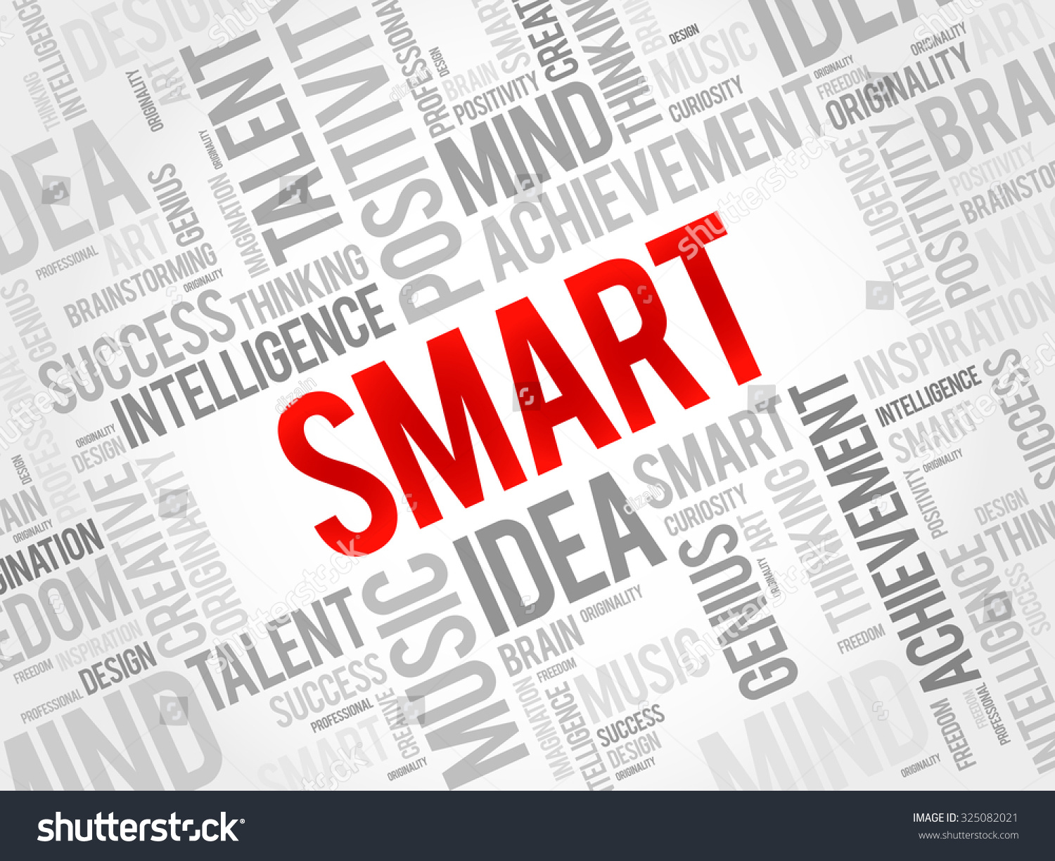 Smart Word Cloud Business Concept Stock Vector (Royalty Free) 325082021 ...