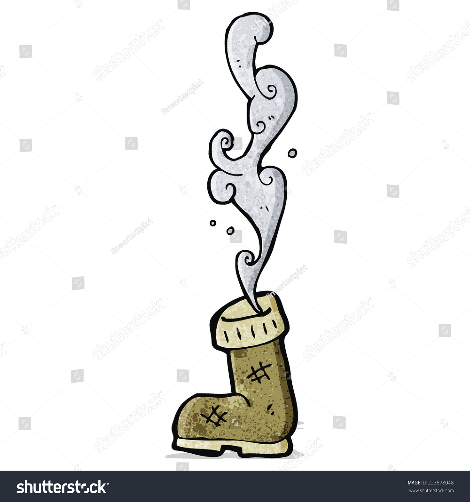 Smelly Old Boot Cartoon Stock Vector (Royalty Free) 223678048 ...