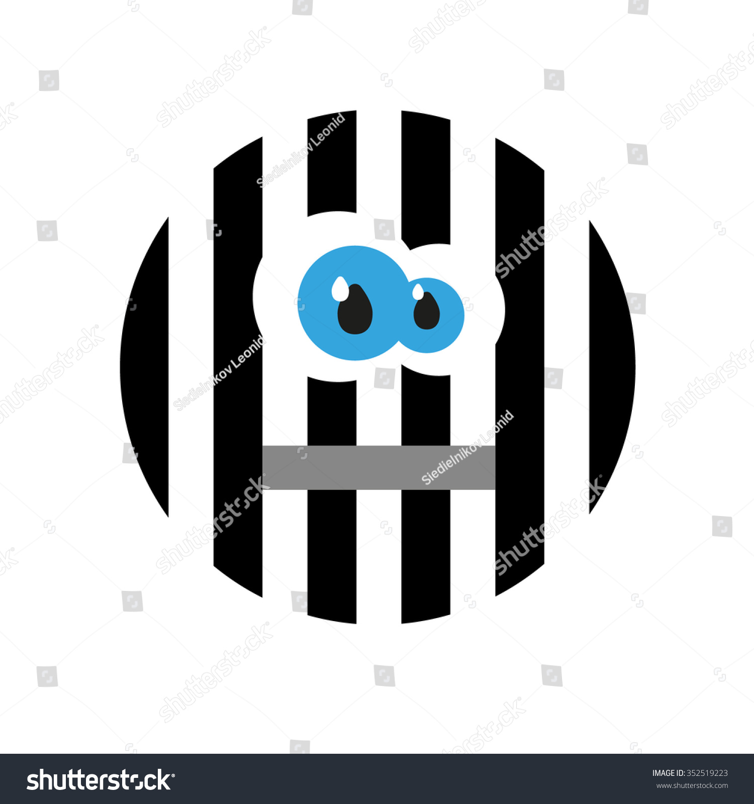 Smile Prisoner Stock Vector (Royalty Free) 352519223 | Shutterstock