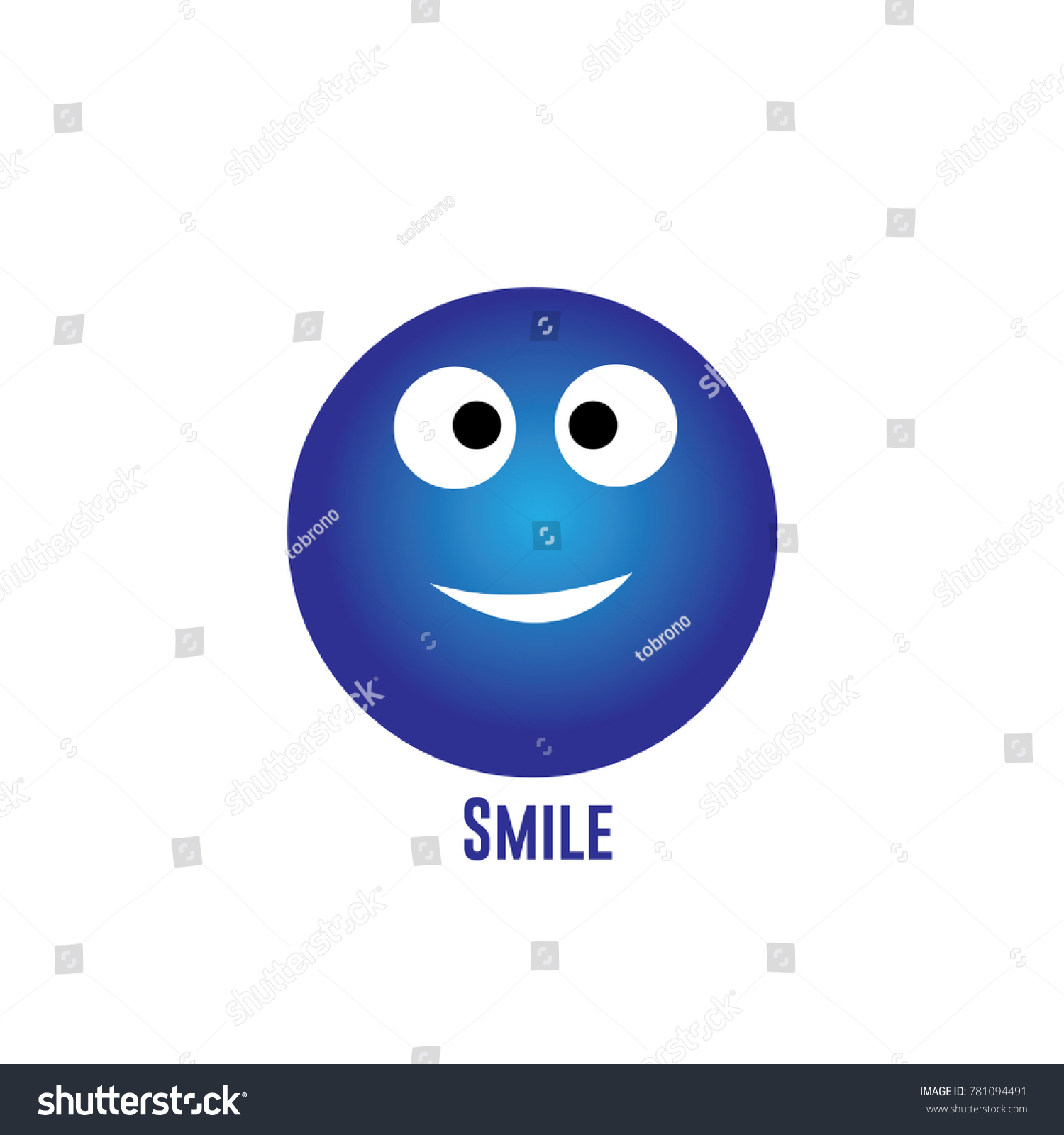 Smile Ball Vector Template Design Stock Vector (Royalty Free) 781094491