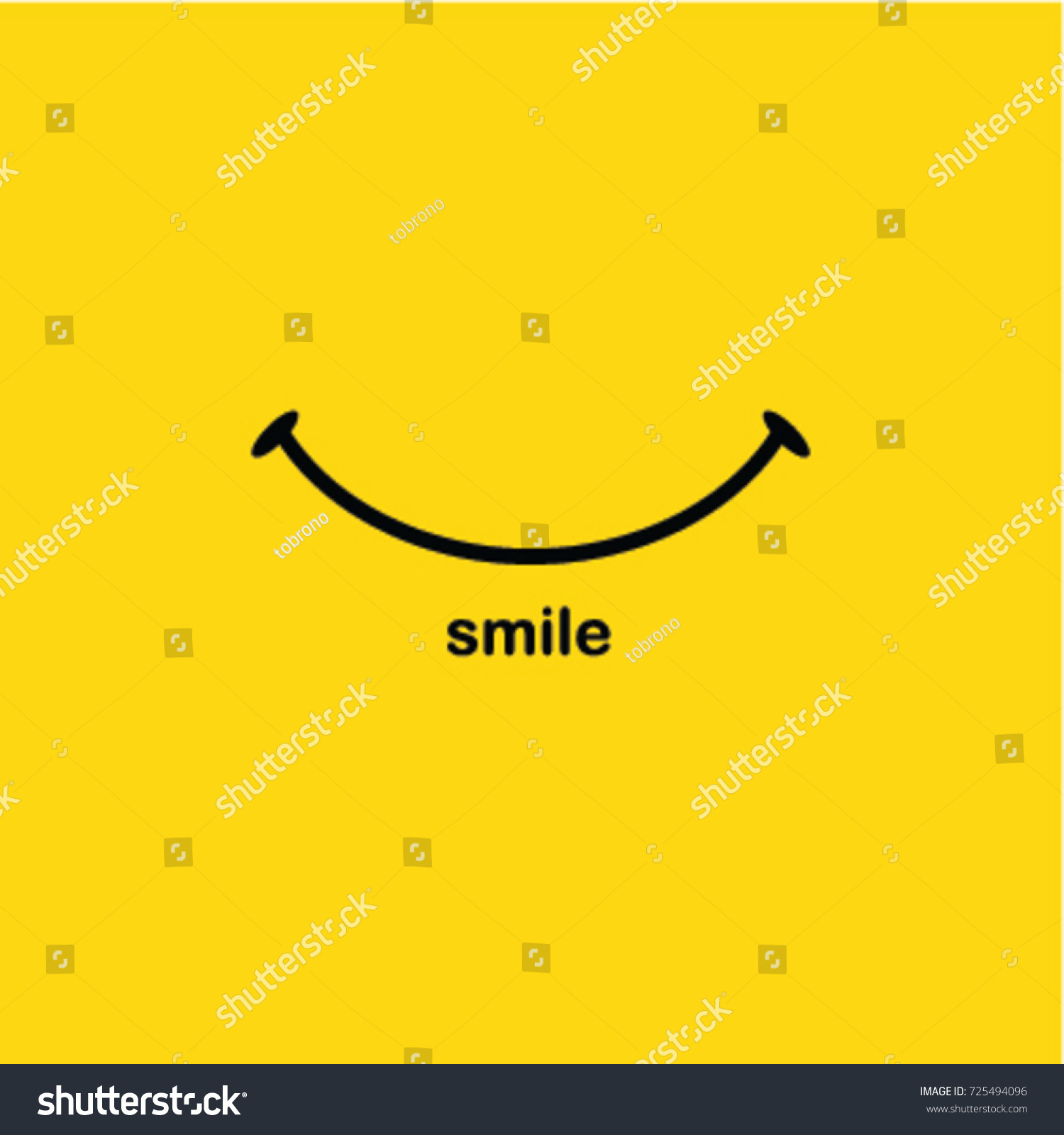 Smile Icon Logo Vector Template Design Stock Vector (Royalty Free ...