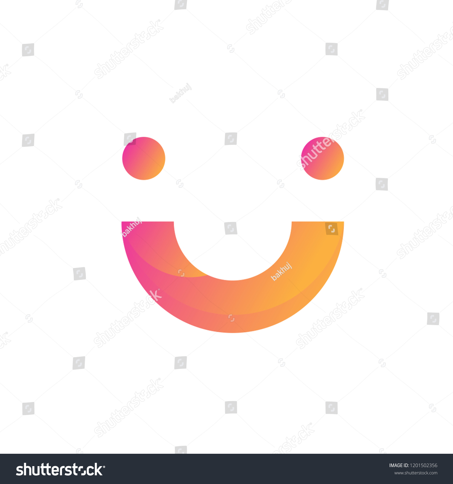 Smile Logo Vector Eps 10 Stock Vector (Royalty Free) 1201502356