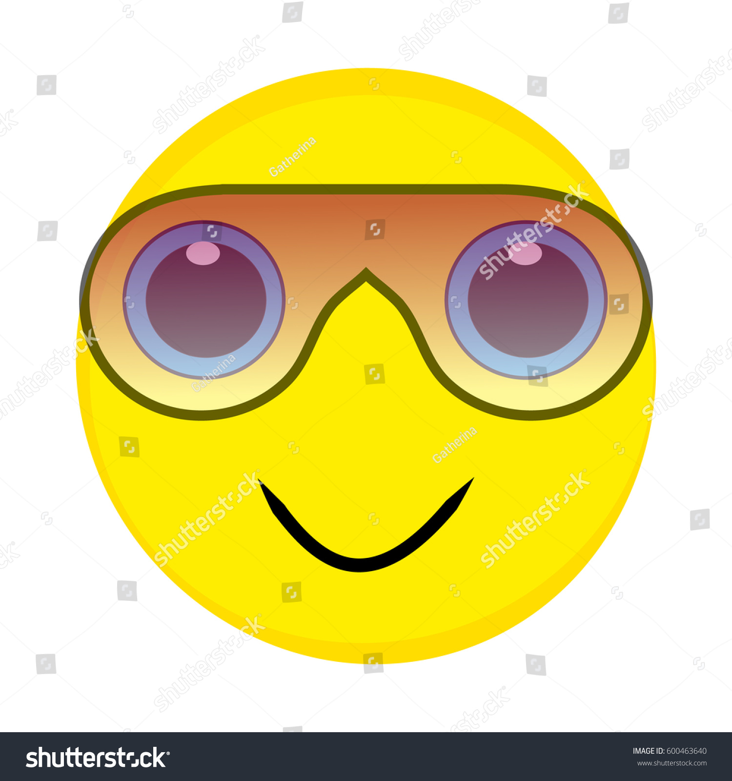Smile On White Background Vector Illustration: vector de stock (libre ...