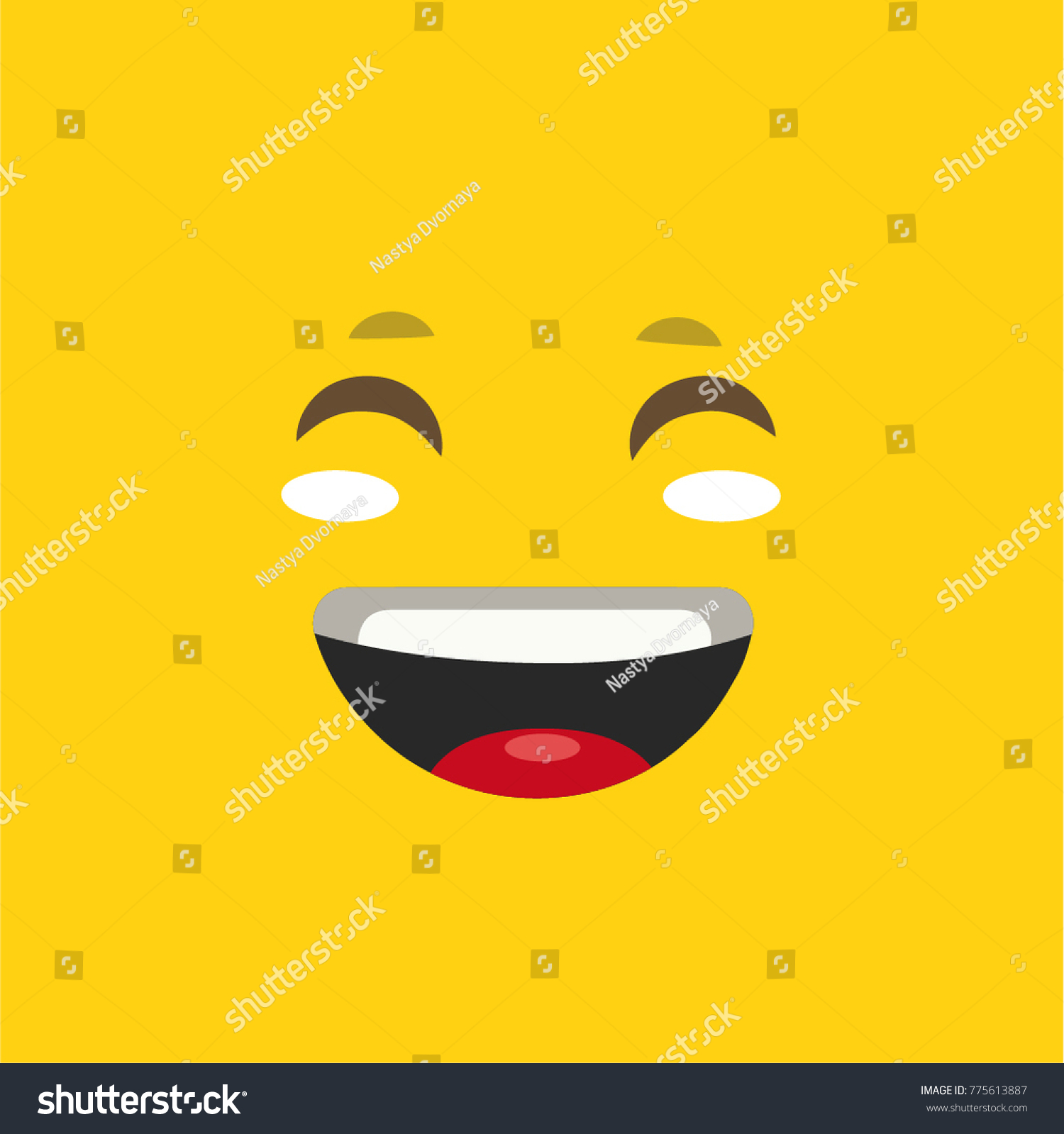 Smile Vector Illustration Stock Vector (Royalty Free) 775613887 ...