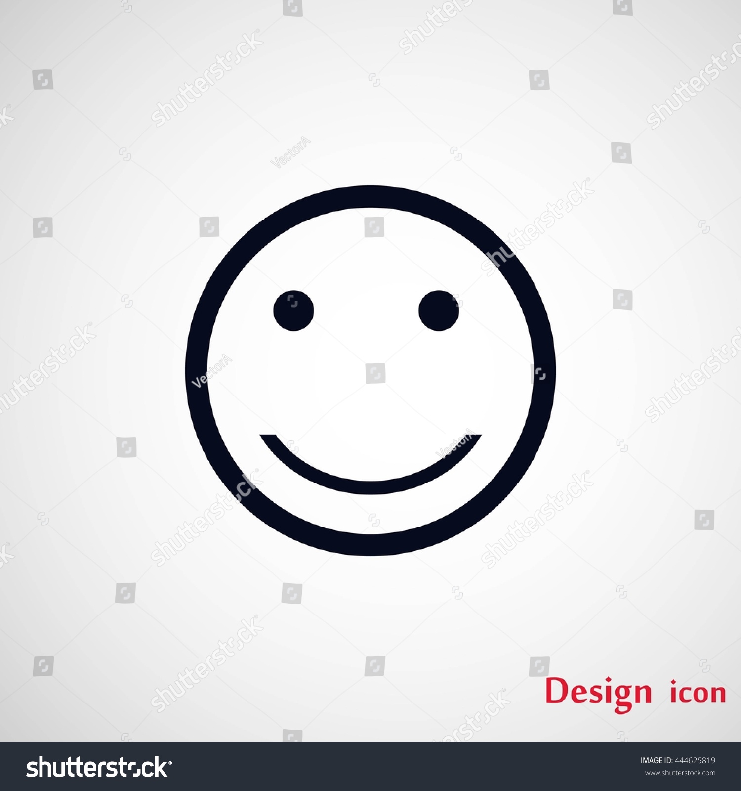 Smiles Icon Stock Vector (Royalty Free) 444625819 | Shutterstock