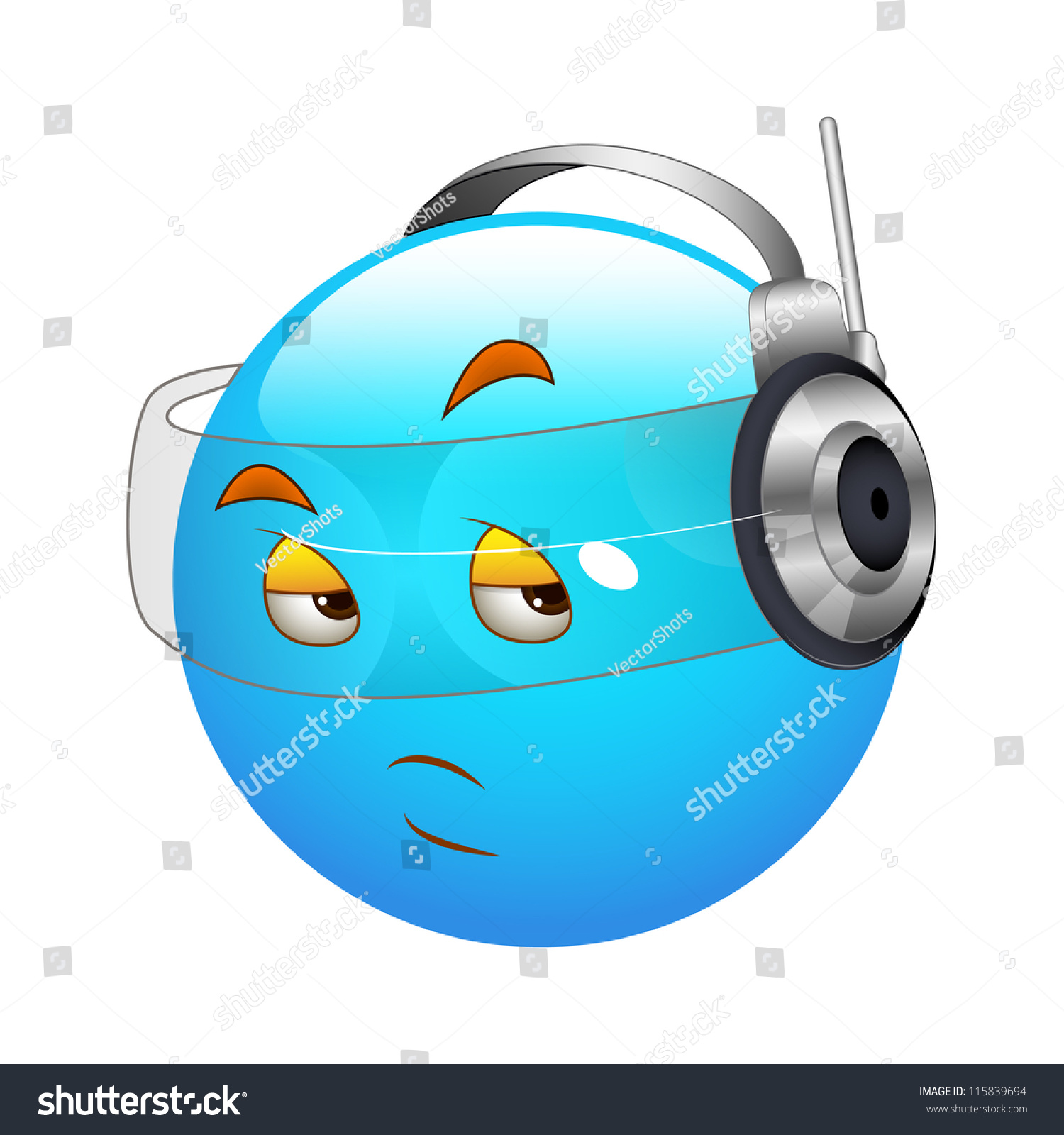 Smiley Emoticons Face Vector Detective Stock Vector (Royalty Free ...