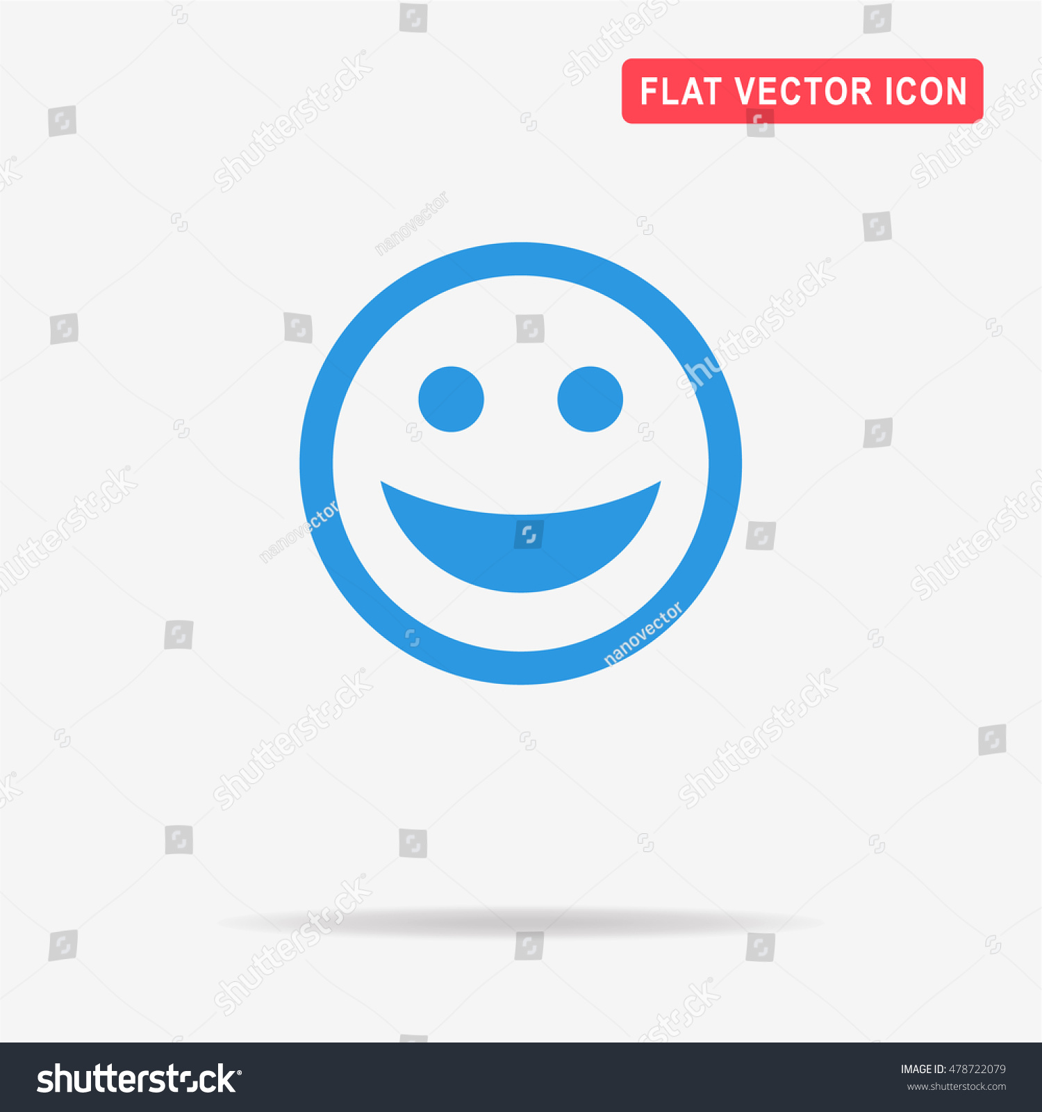 Smiley Face Icon Vector Concept Illustration: เวกเตอร์สต็อก (ปลอดค่า ...