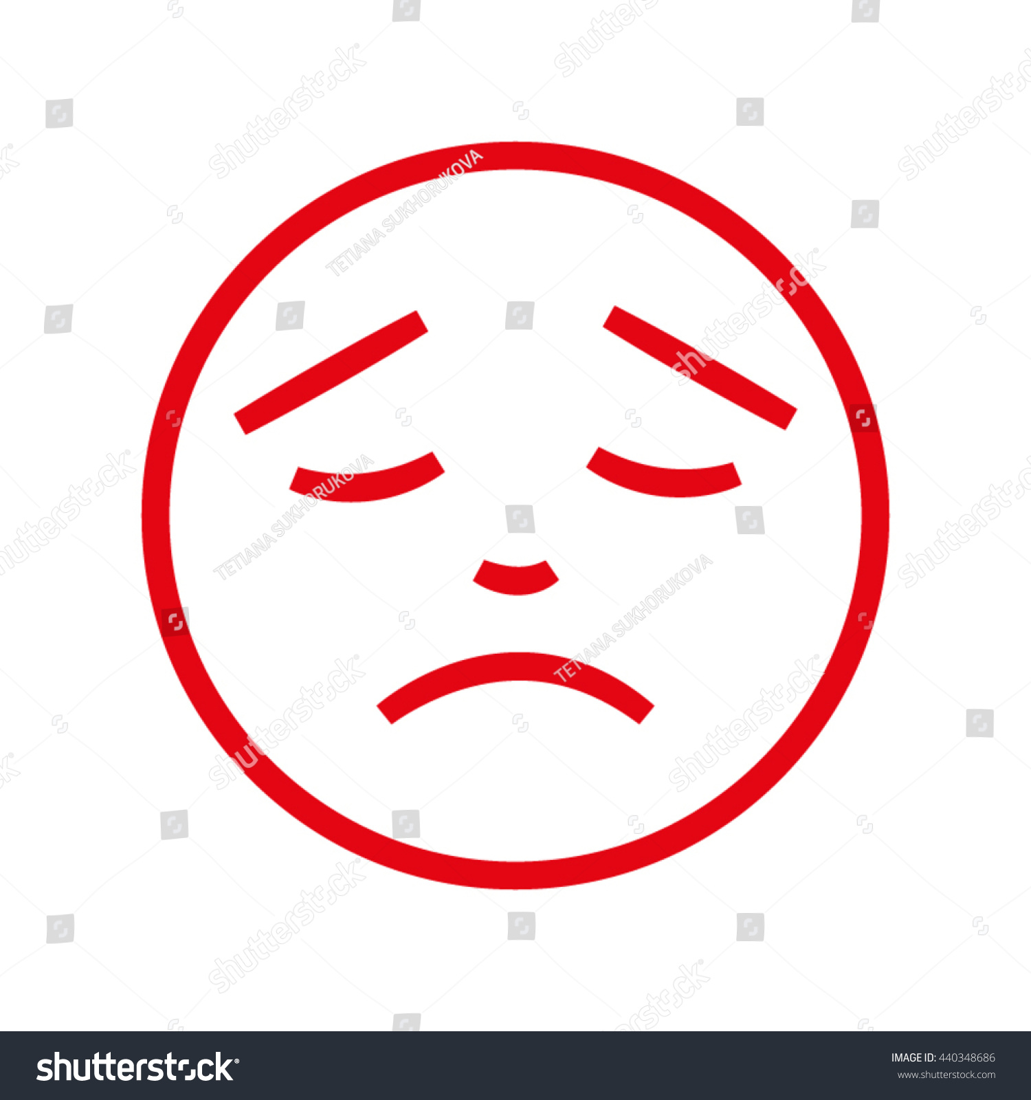 Smiley Mood People Vector Icon Stock Vector (Royalty Free) 440348686 ...