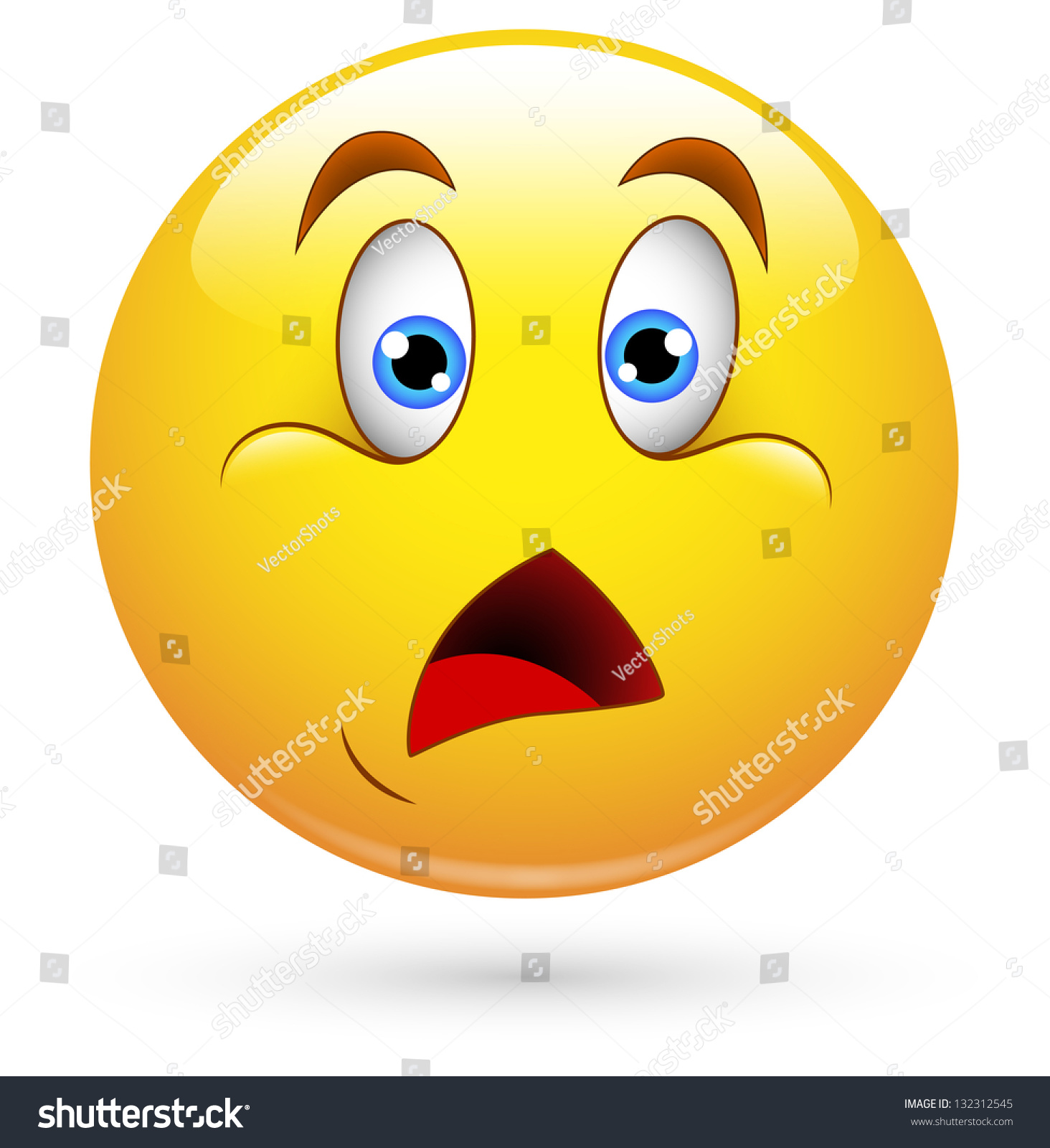 Smiley Vector Illustration Surprised Face: Vector có sẵn (miễn phí bản ...